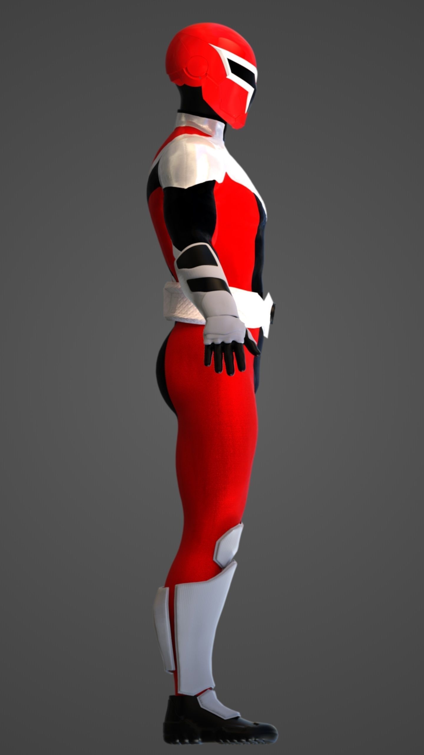 Super Sentai Team Of Heroes 3D model animated rigged | CGTrader