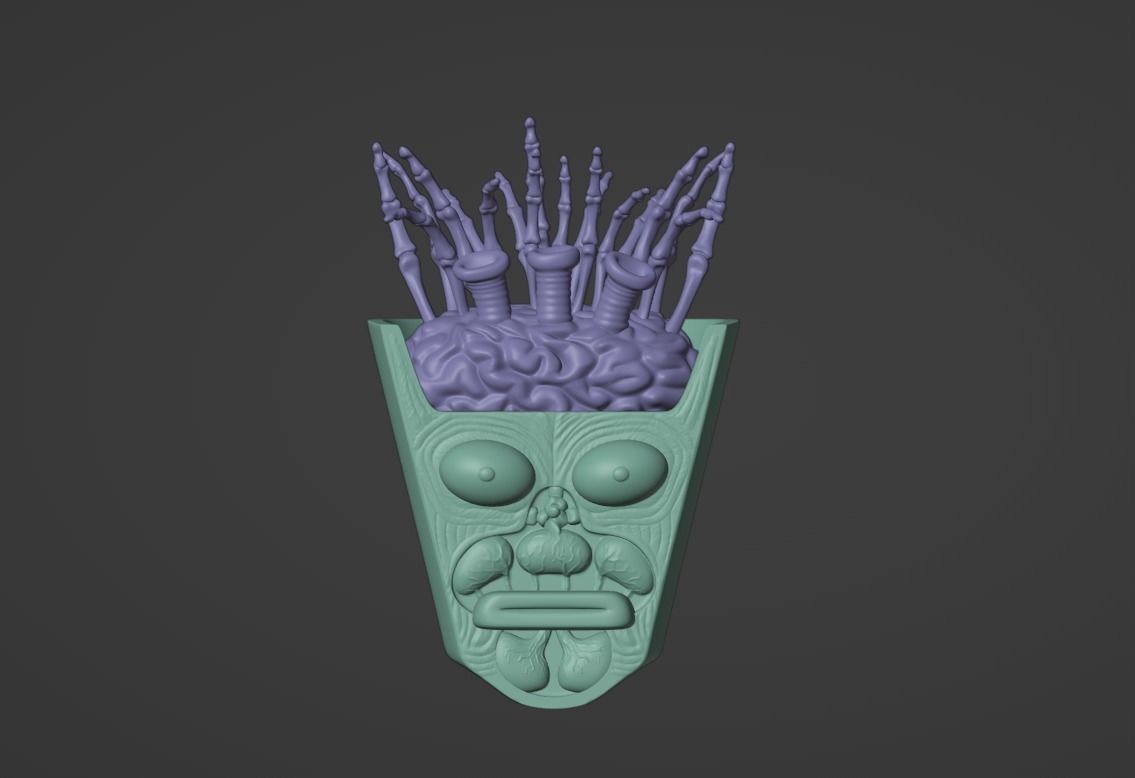 AquaTeen Frylock Anatomy 3D model 3D printable | CGTrader