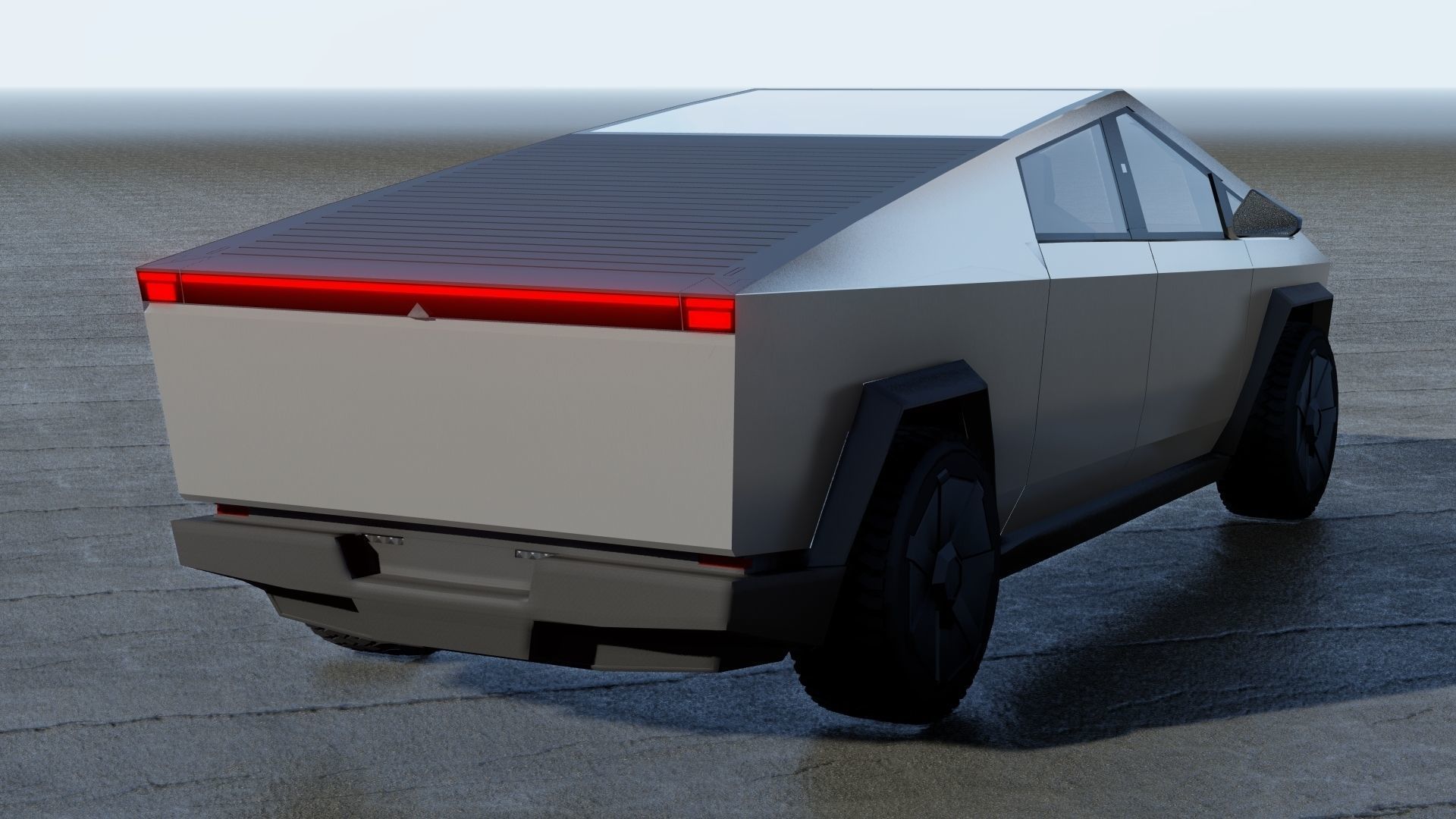 3D model Tesla Cybertruck 2025 VR / AR / low-poly | CGTrader