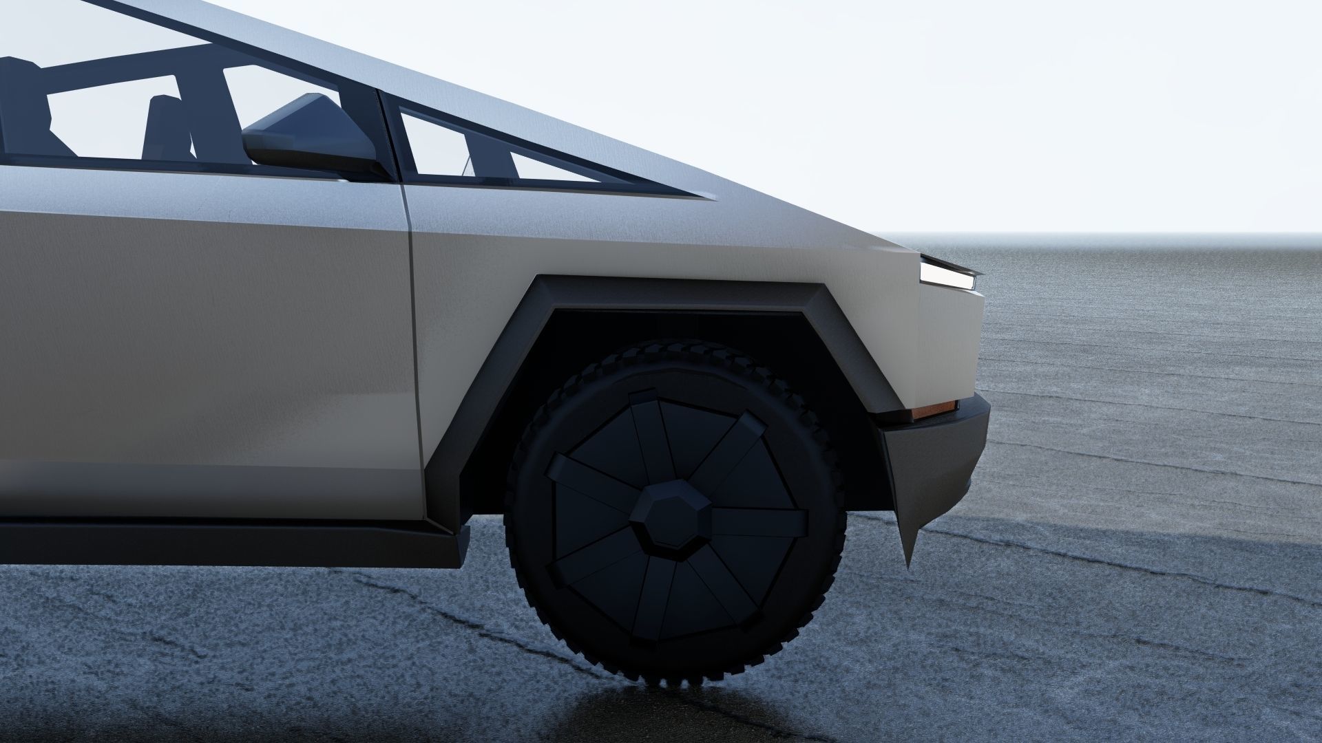 3D model Tesla Cybertruck 2025 VR / AR / low-poly | CGTrader