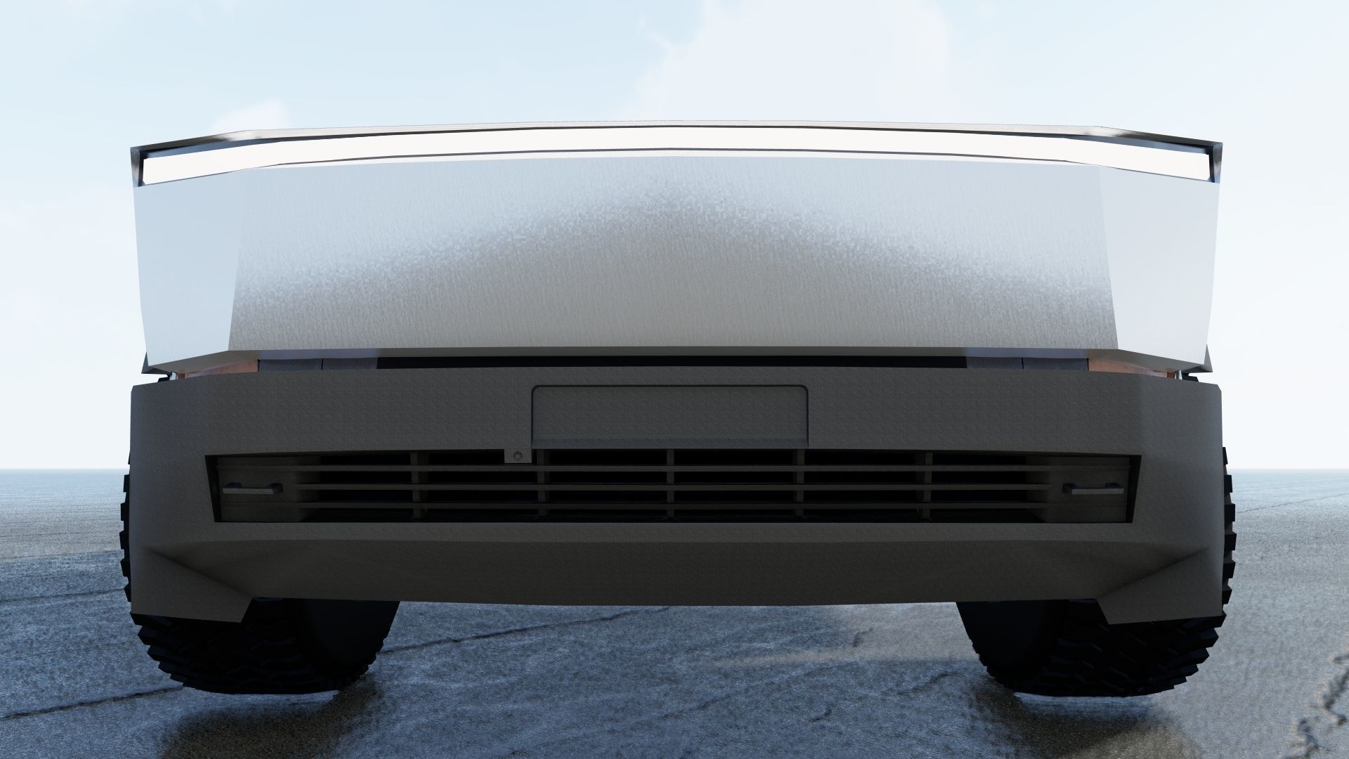 3D model Tesla Cybertruck 2025 VR / AR / low-poly | CGTrader