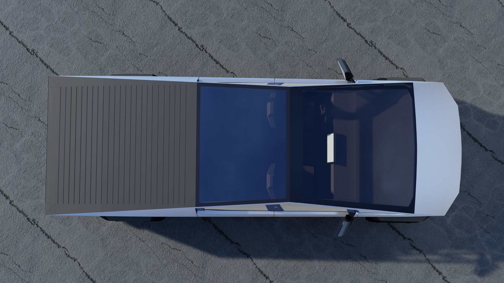 3D model Tesla Cybertruck 2025 VR / AR / low-poly | CGTrader
