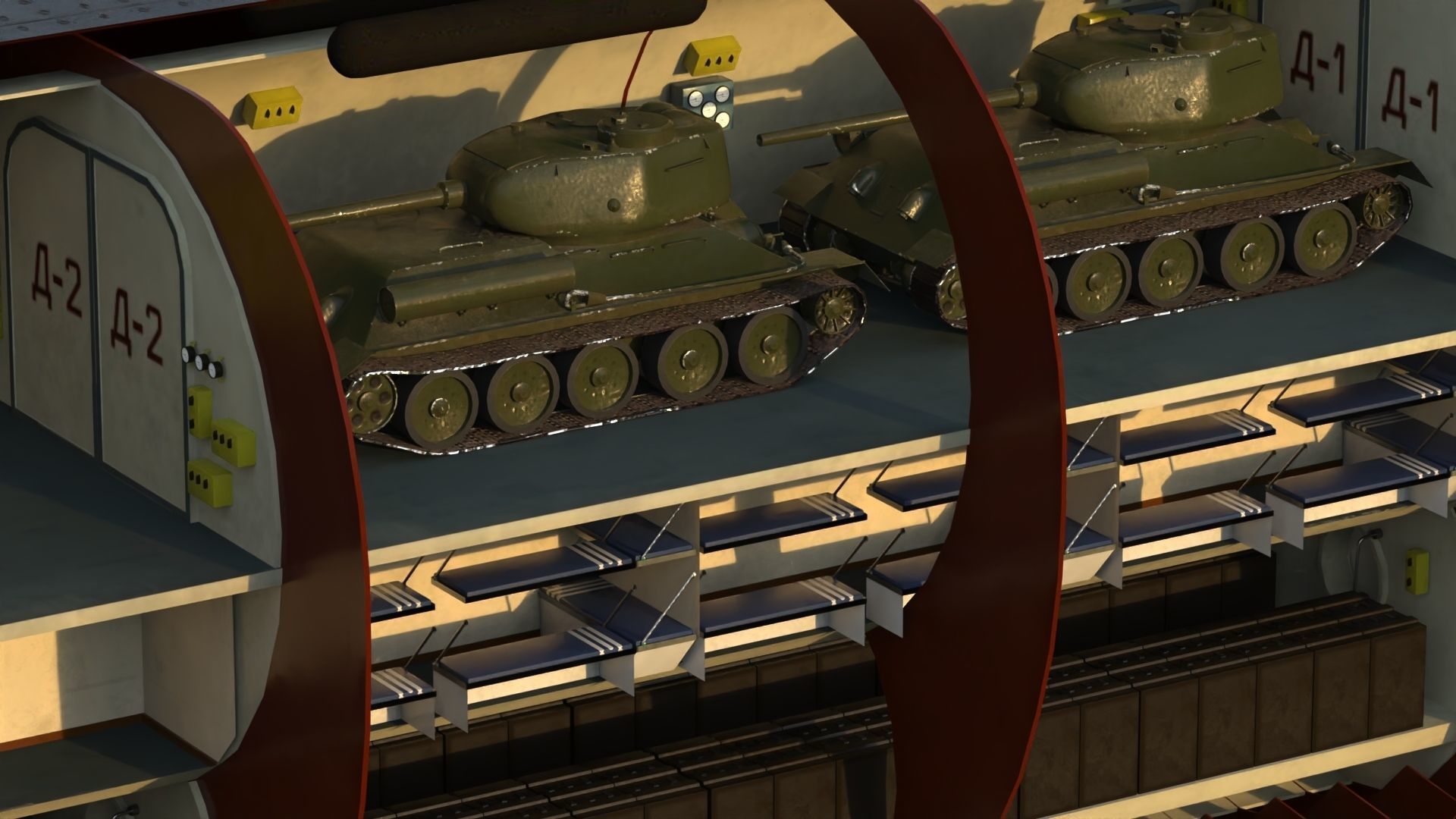 Project 626 Soviet Transport Submarine 3D model | CGTrader