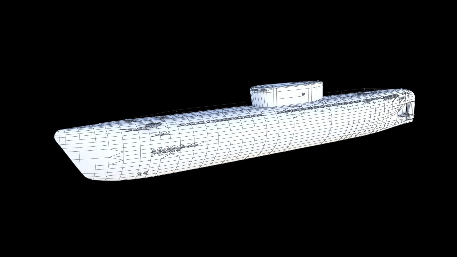 Project 626 Soviet Transport Submarine 3D model | CGTrader