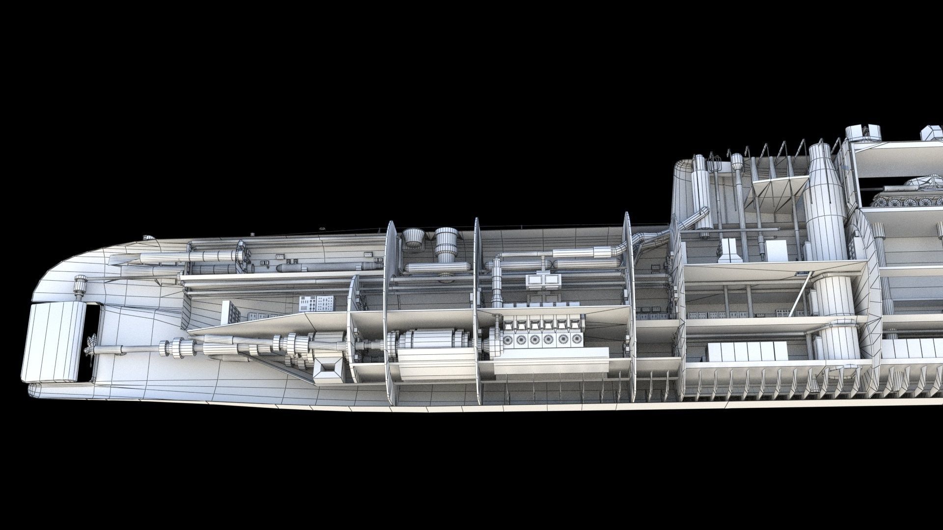 Project 626 Soviet Transport Submarine 3D model | CGTrader
