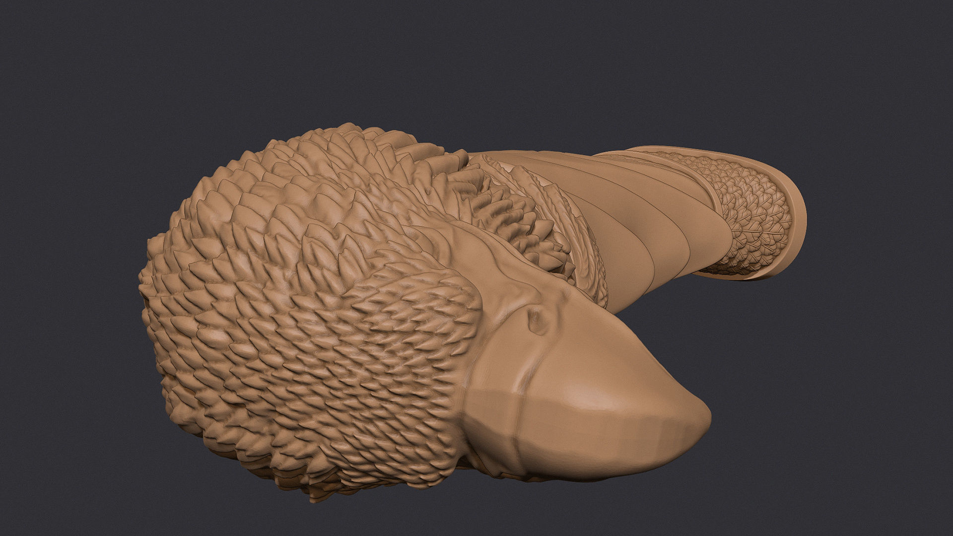 Eagle Head Knife Handle 3D model 3D printable | CGTrader