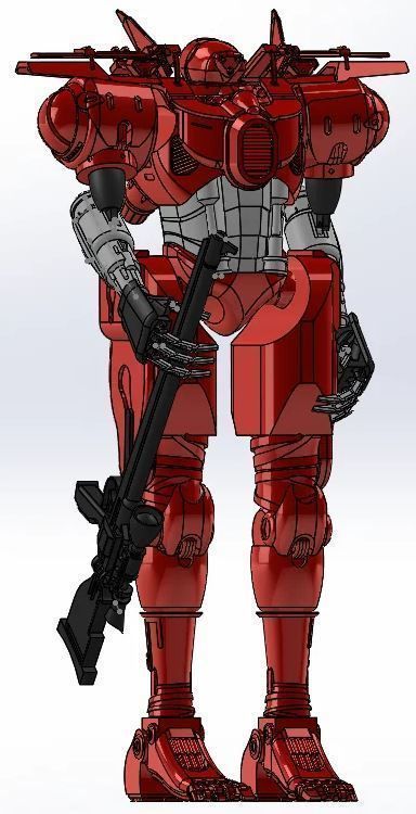 Lancer-SSC Monarch Articulated 3D model 3D printable | CGTrader