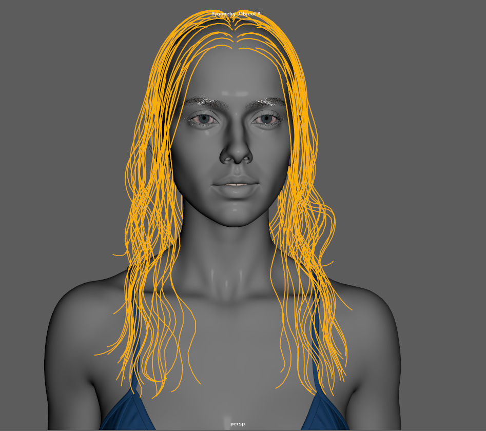 Full body caucasian female 3d model 3D model | CGTrader