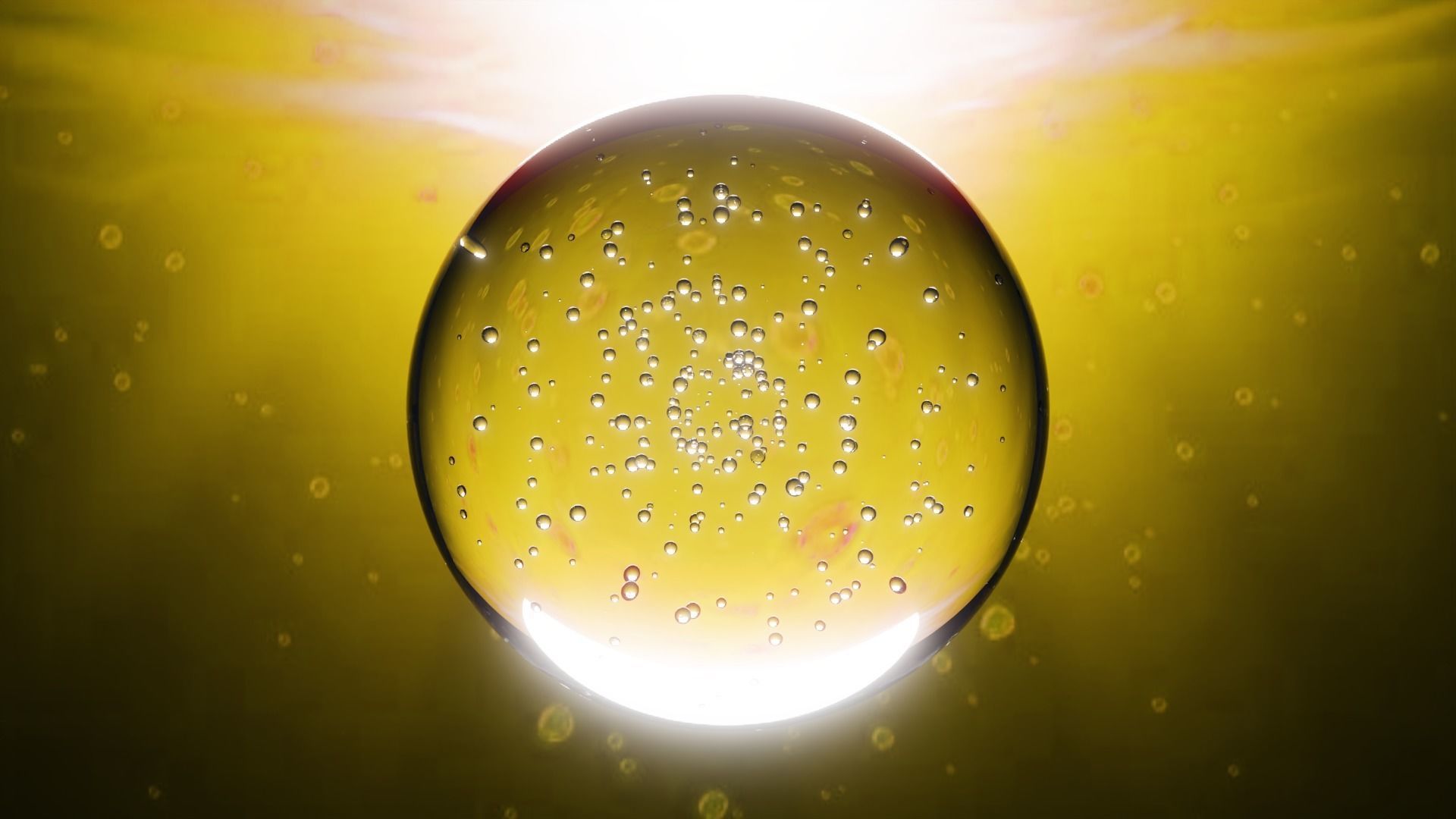 Realistic Bubble Sphere - Underwater Particle Effect 3D model | CGTrader