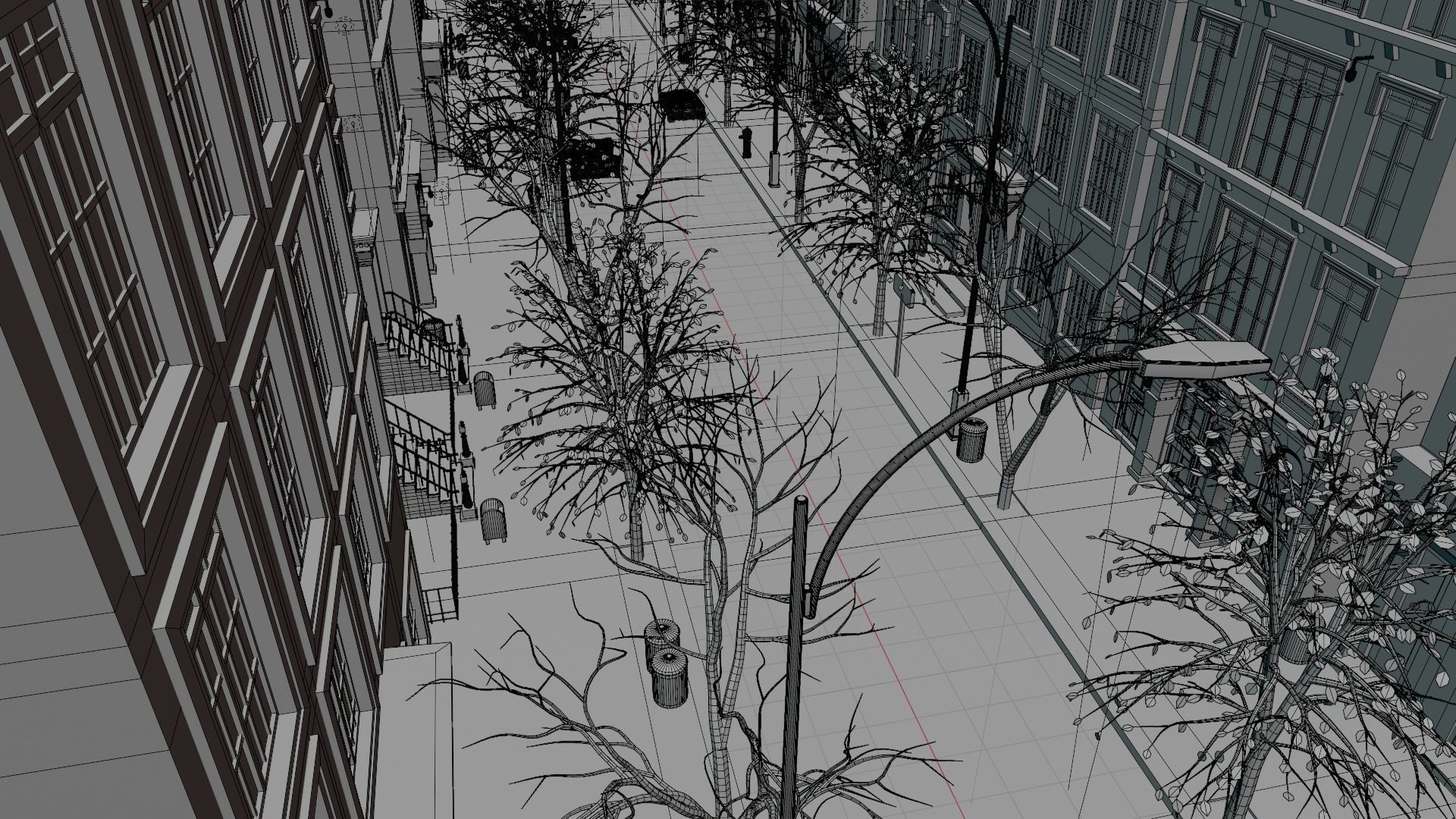 3D Industrial City Block- City Street 3D model | CGTrader