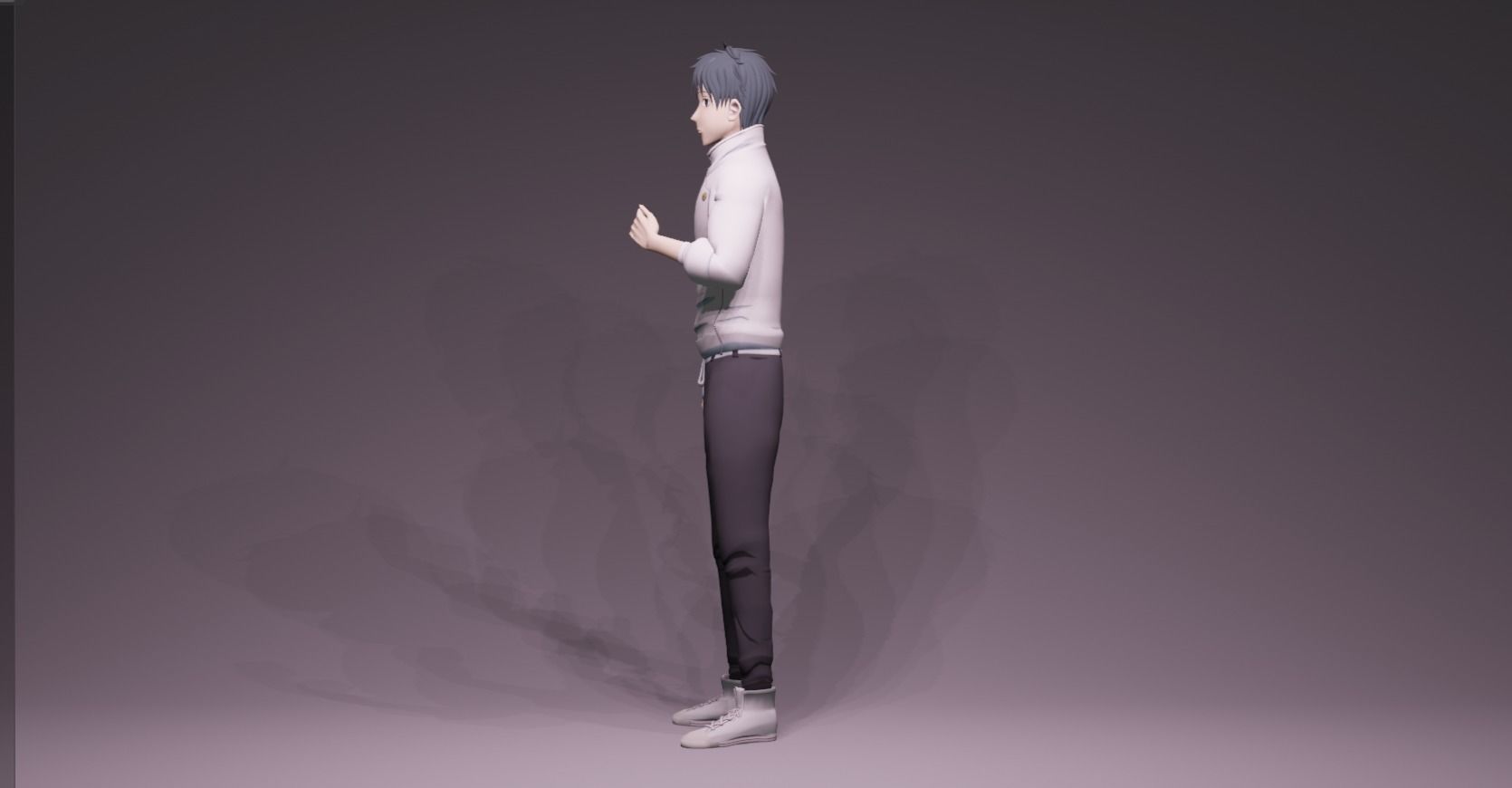 Anime Character - JK Yuta 3D model | CGTrader