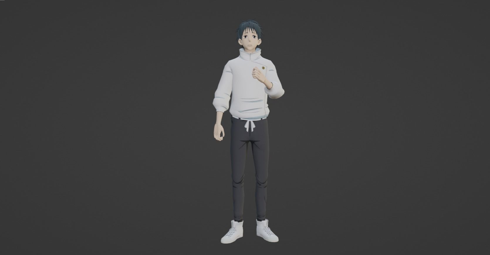 Anime Character - JK Yuta 3D model | CGTrader