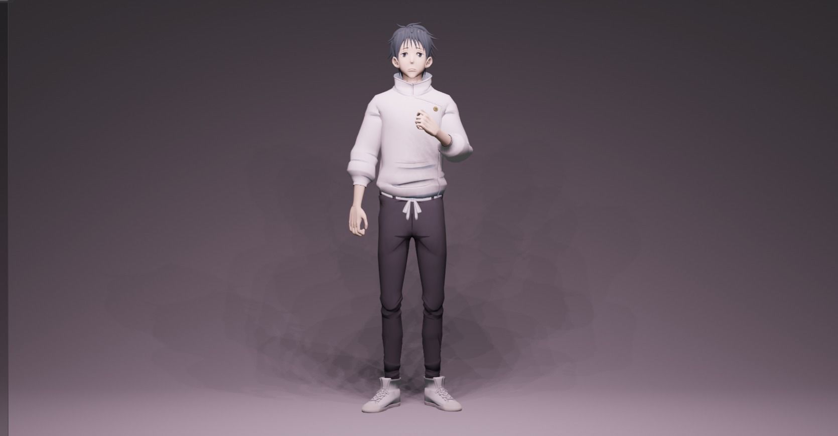Anime Character - JK Yuta 3D model | CGTrader