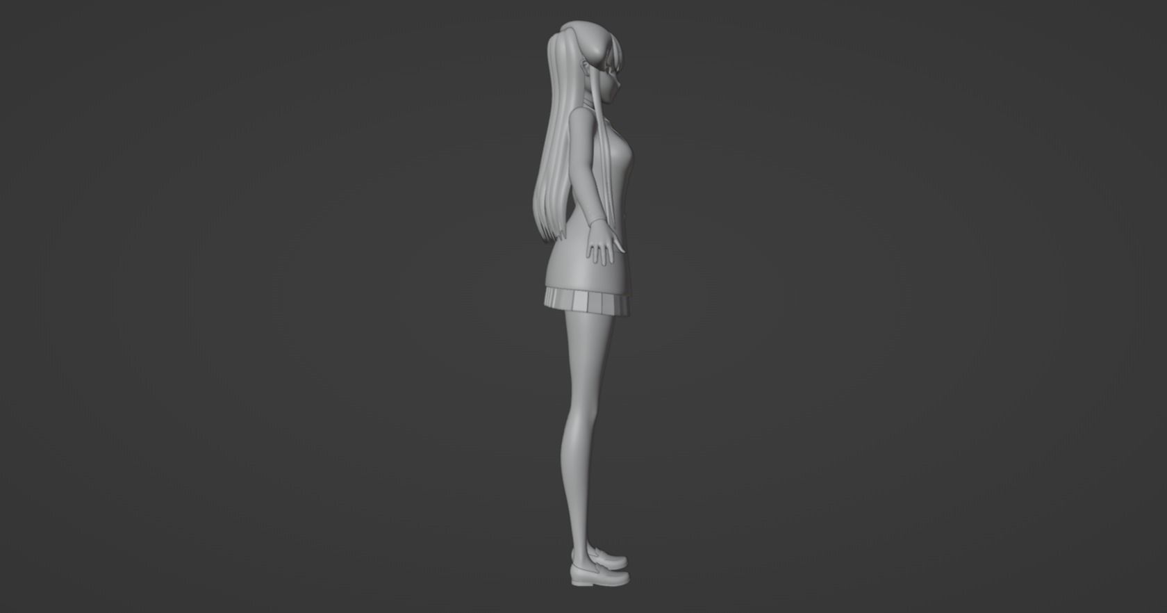 Anime Character - KCC Shoko Komi 3D model | CGTrader
