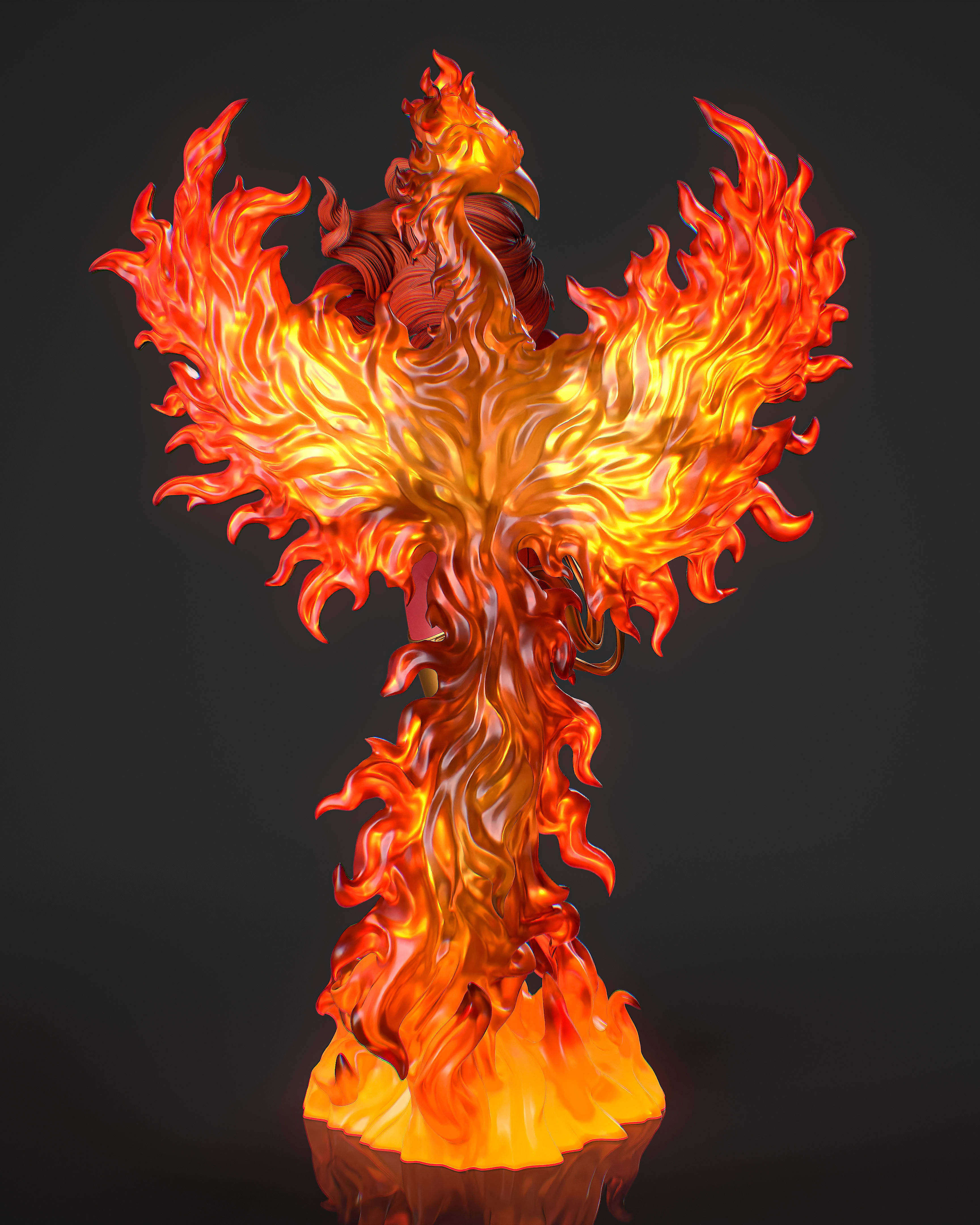 Jean Grey 3D Print 3D model 3D printable | CGTrader