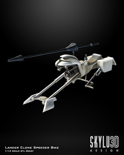 Lancer Speeder Bike - TCW 3D model 3D printable | CGTrader