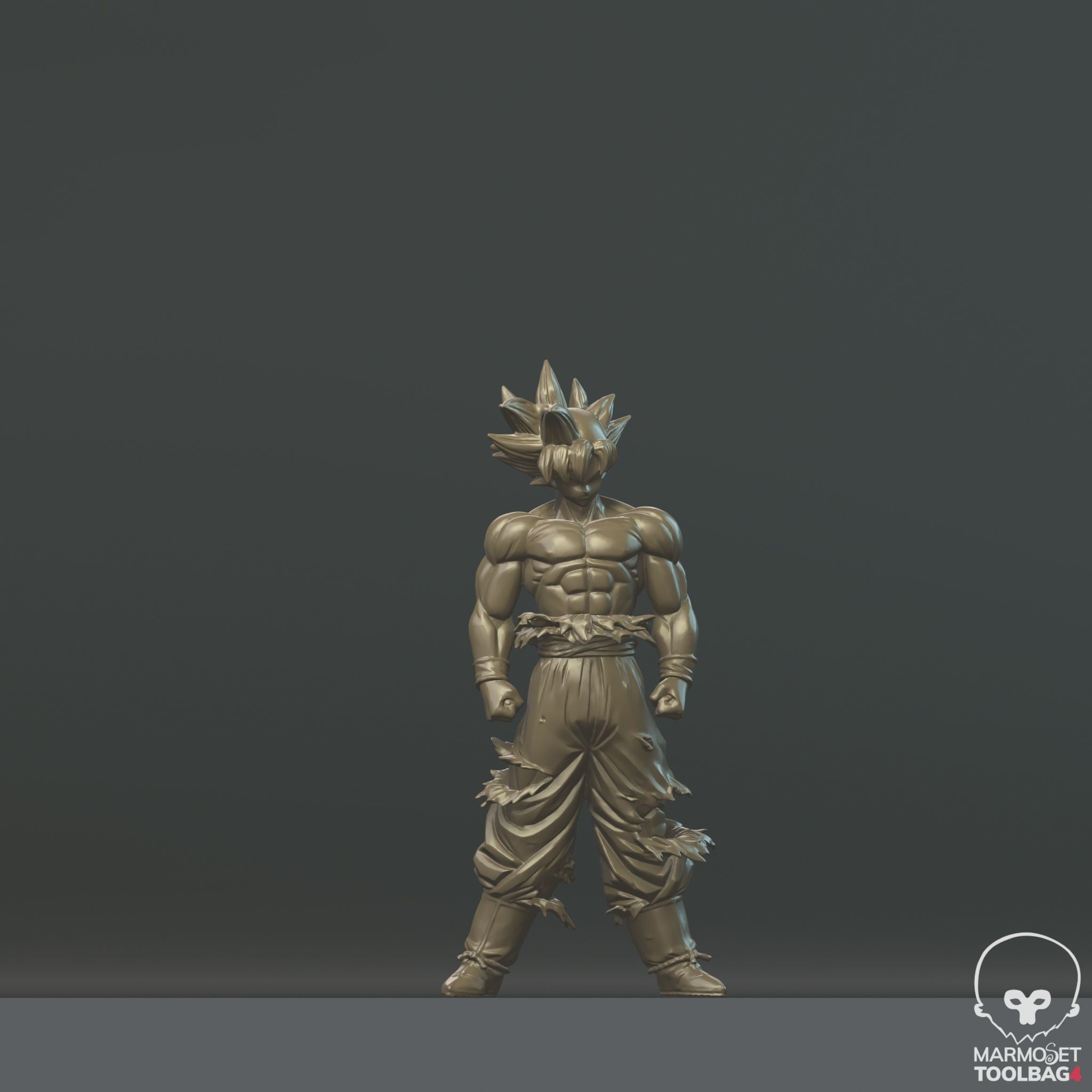 Dragonball Z - GOKU 3D model 3D printable | CGTrader