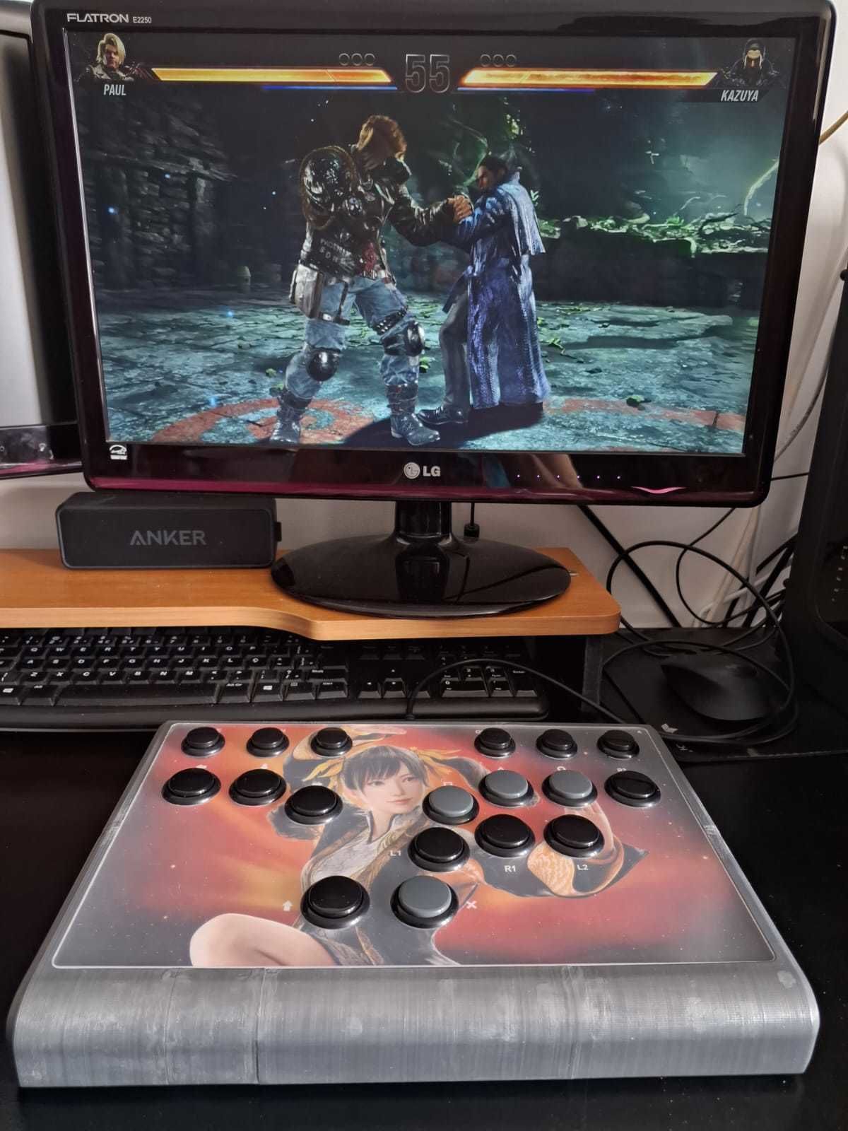Case ARCADE CONTROLLER joystick or hitbox 3D model 3D printable | CGTrader
