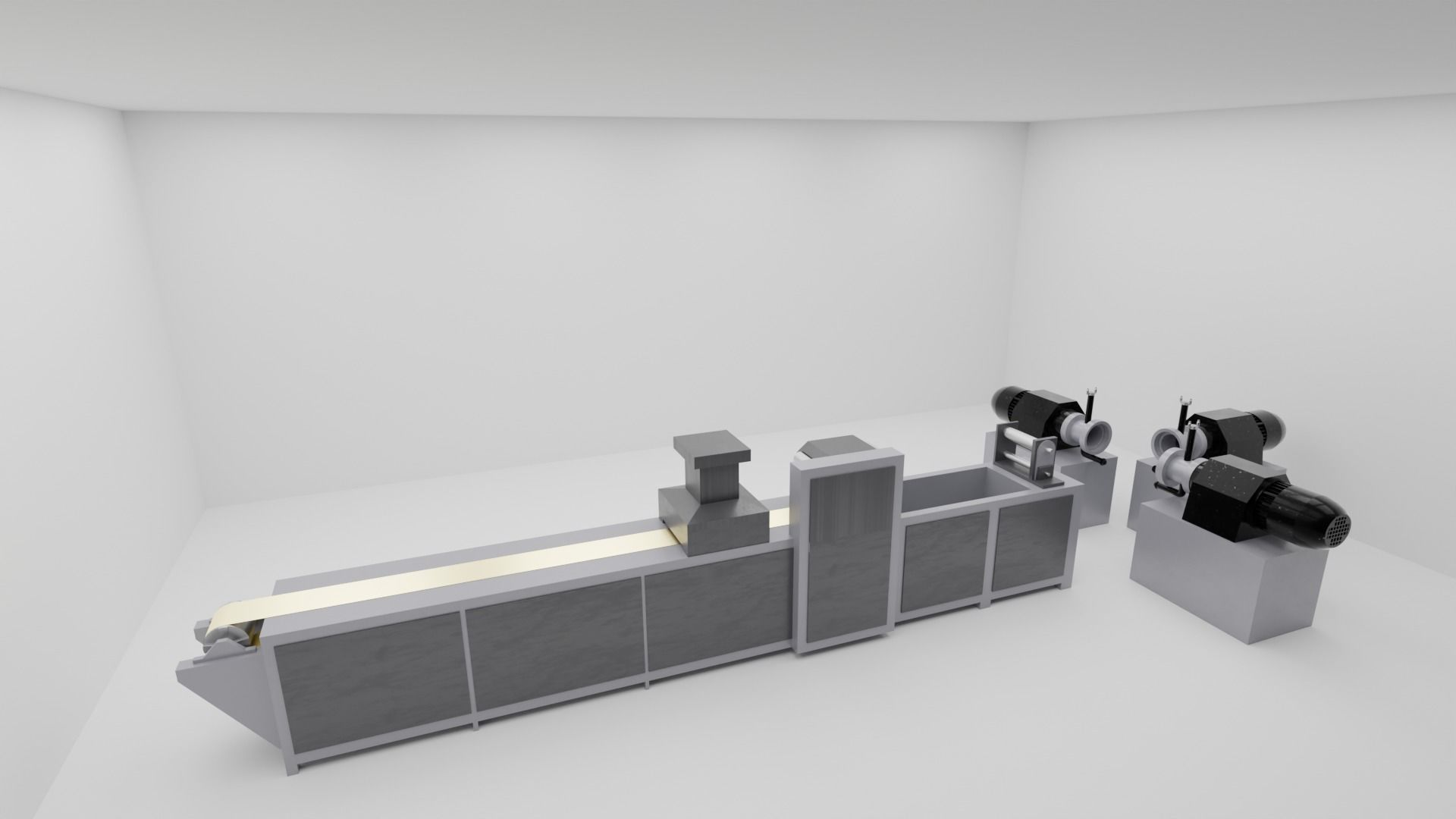 Color Foxing Extruder Machine 3D model | CGTrader