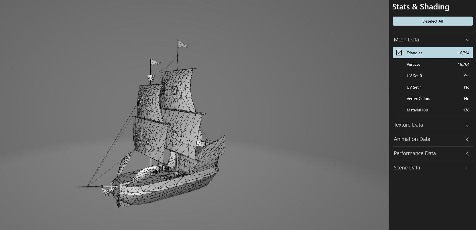 3D model Pirate Ship 4 VR / AR / low-poly | CGTrader