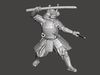SAMURAI DUAL KATANA MINIATURE MODEL FOR FANTASY GAMES DND RPG 3D model ...