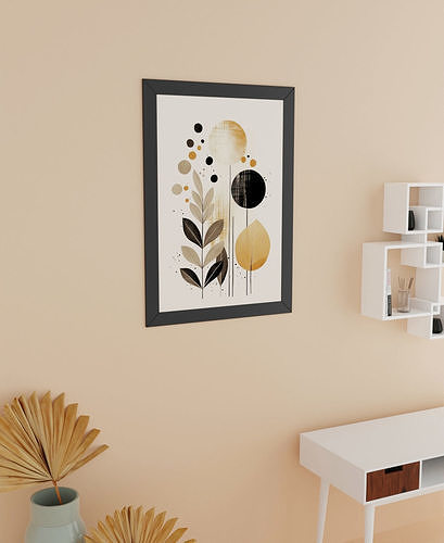 Chic Boho Art free VR / AR / low-poly 3D model | CGTrader