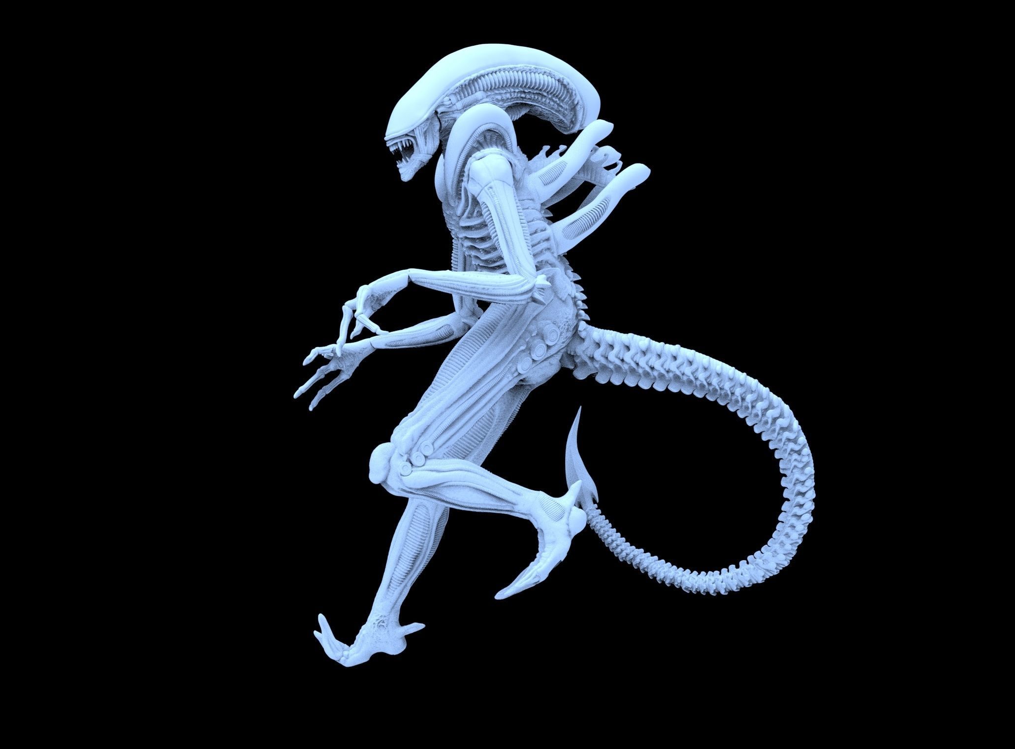 Alien Xenomorph for 3d printing 3D model | CGTrader