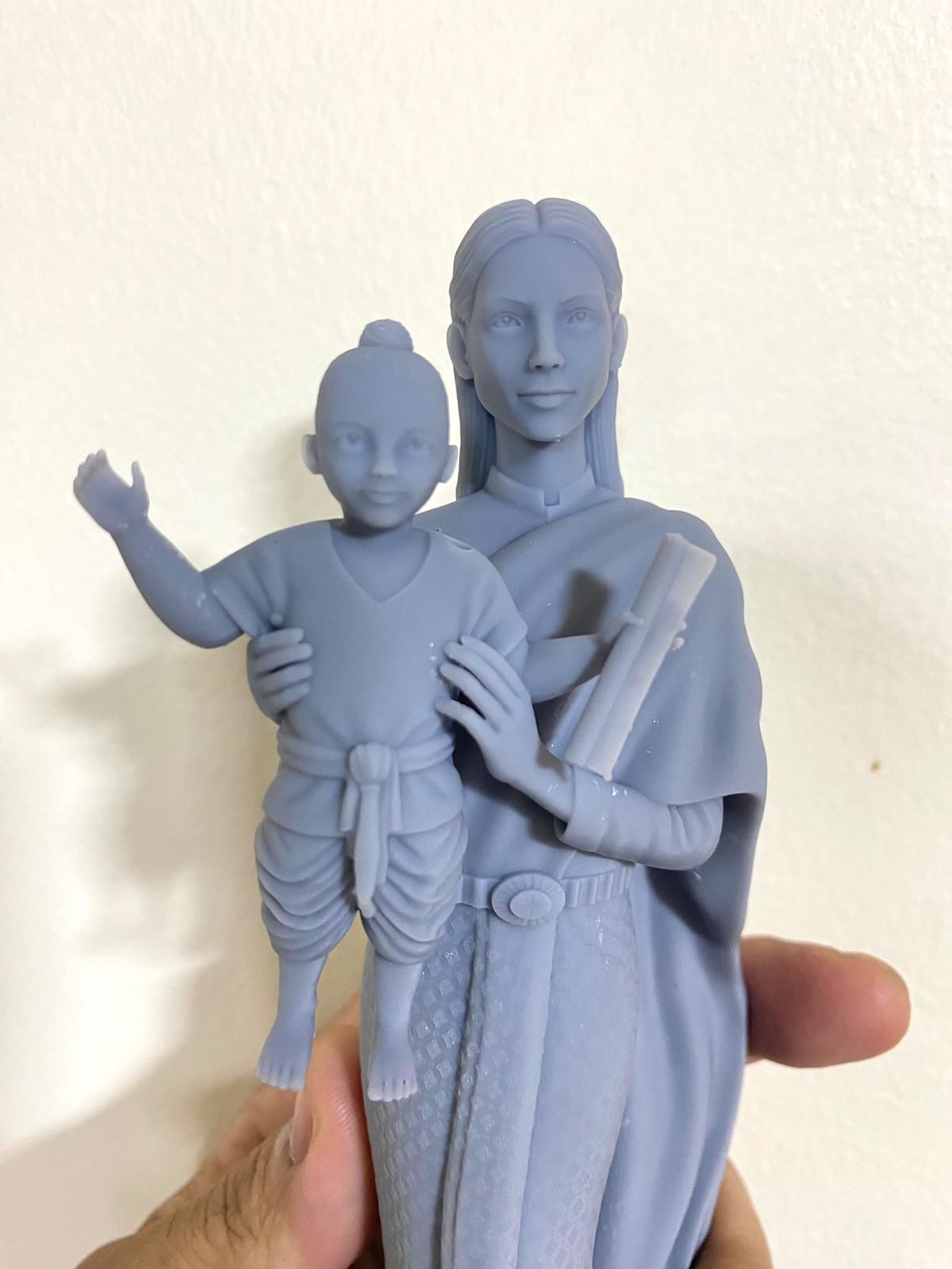 Mery with Baby Jesus 3D model 3D printable | CGTrader