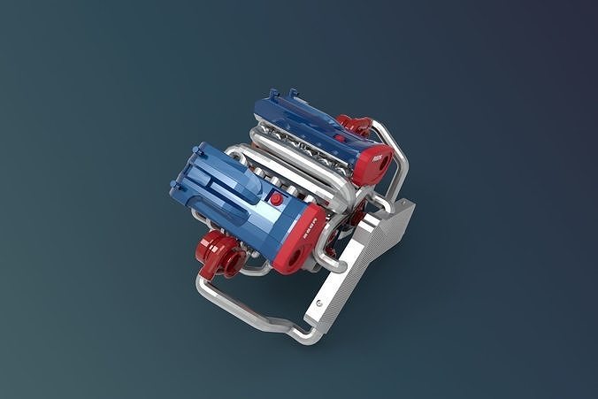 Car Engine 3D model | CGTrader