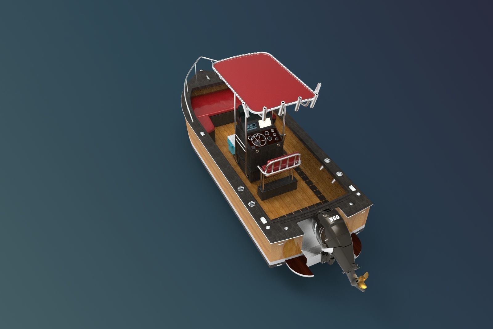 Boat luxury 3D model | CGTrader