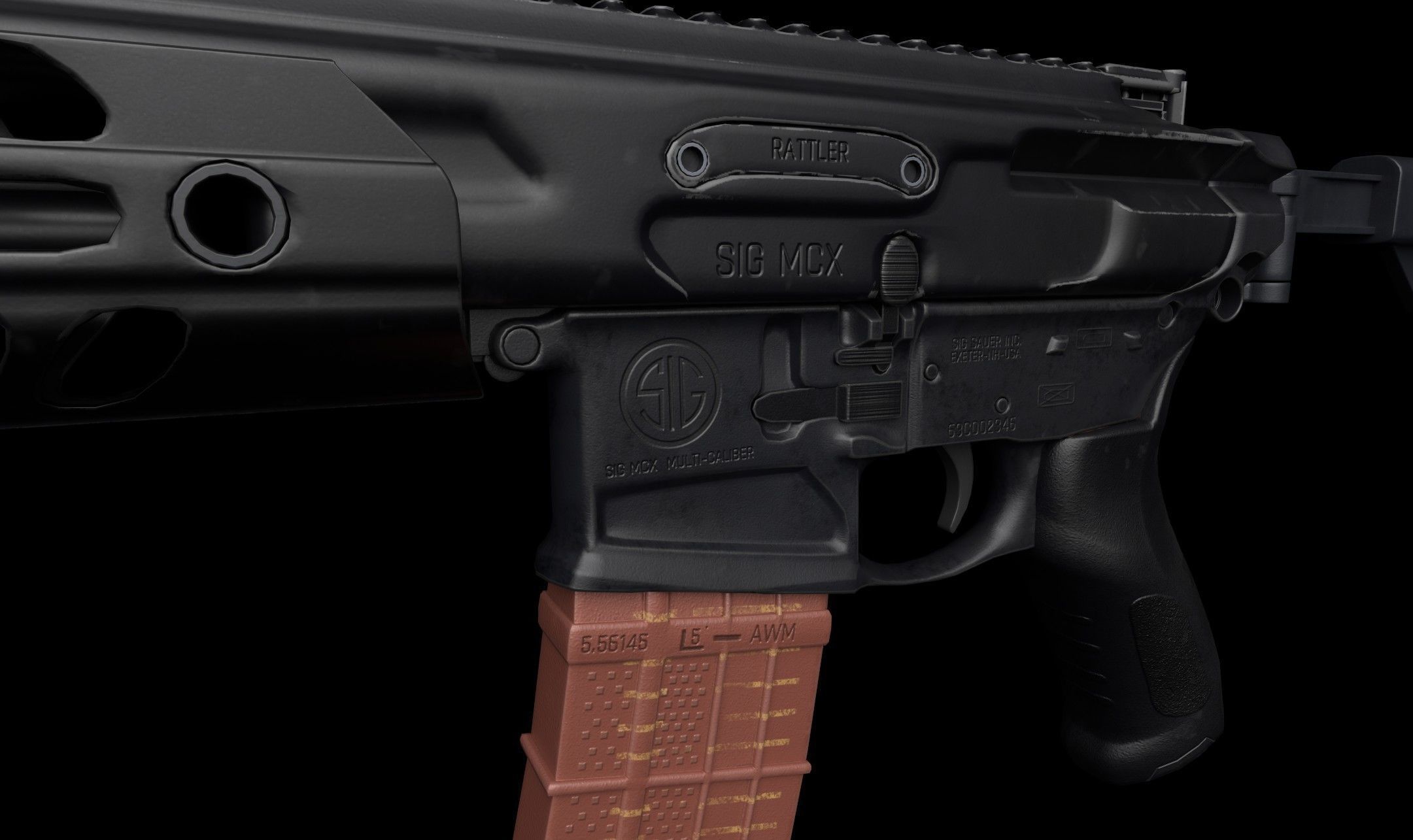 SIG MCX Models of firearms 3D model | CGTrader