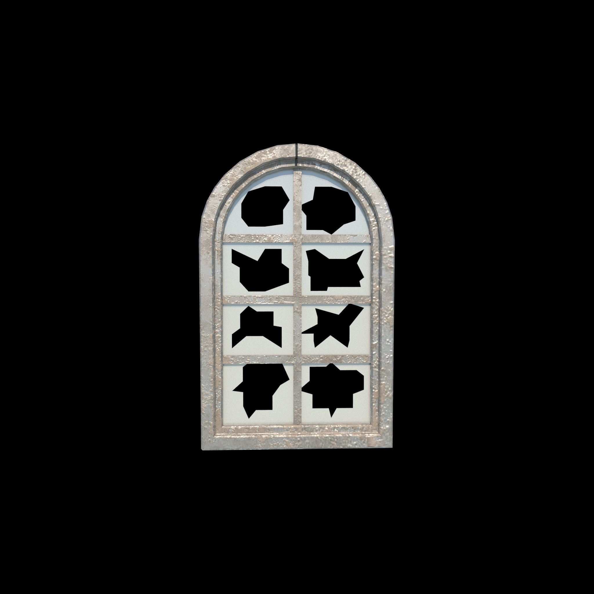 3D model broken windows VR / AR / low-poly | CGTrader