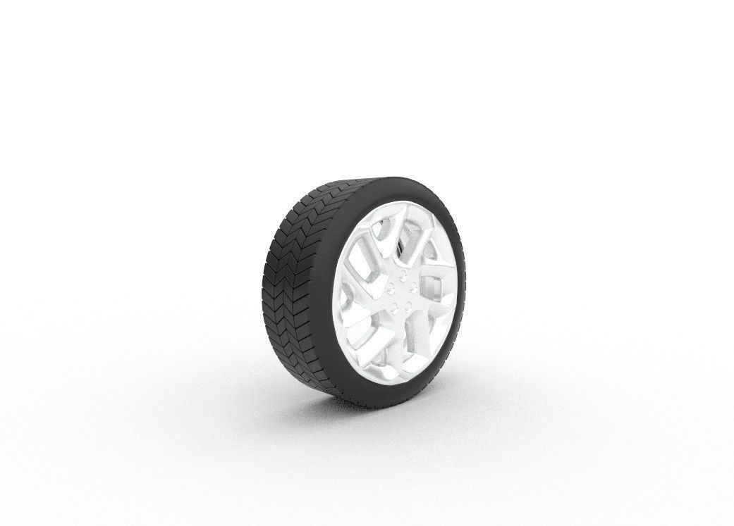 3D model Mercedes-Benz Tire VR / AR / low-poly | CGTrader
