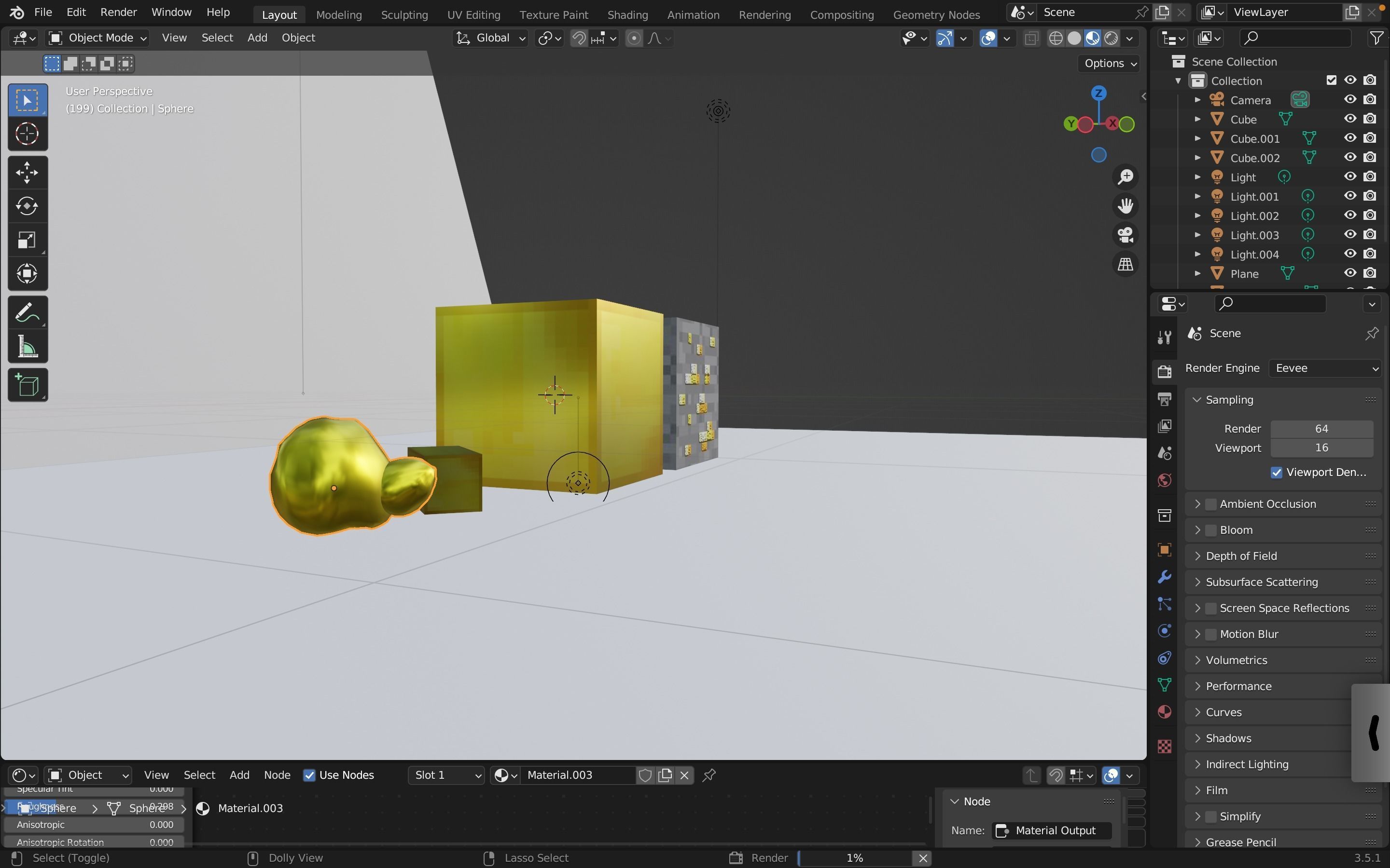 Minecraft gold blocks free VR / AR / low-poly 3D model | CGTrader