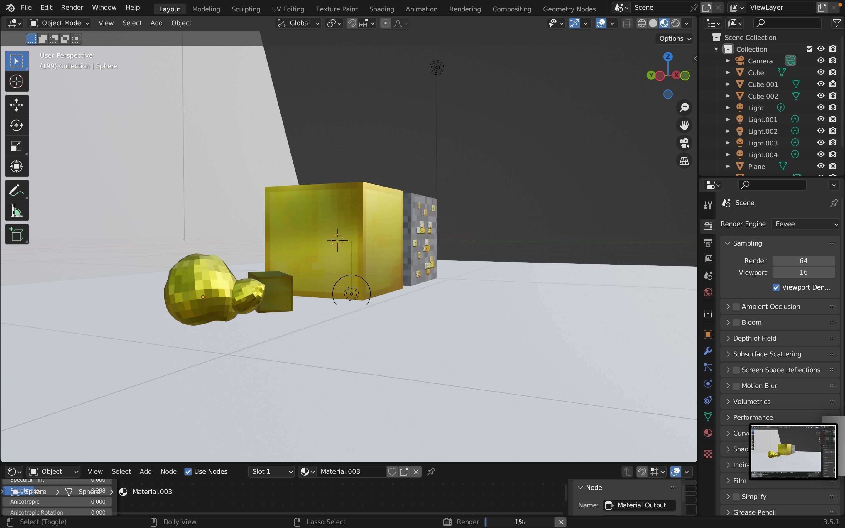 Minecraft gold blocks free VR / AR / low-poly 3D model | CGTrader