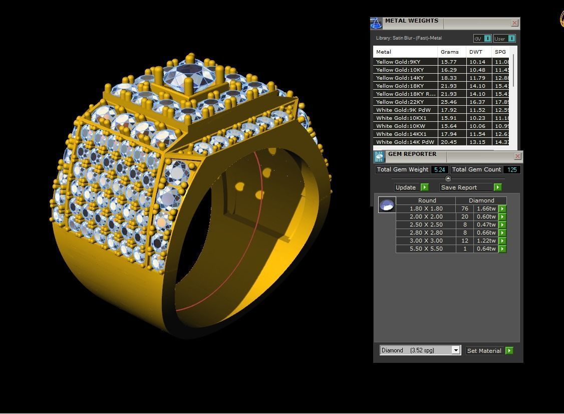 Ring Men B6 3D model 3D printable | CGTrader