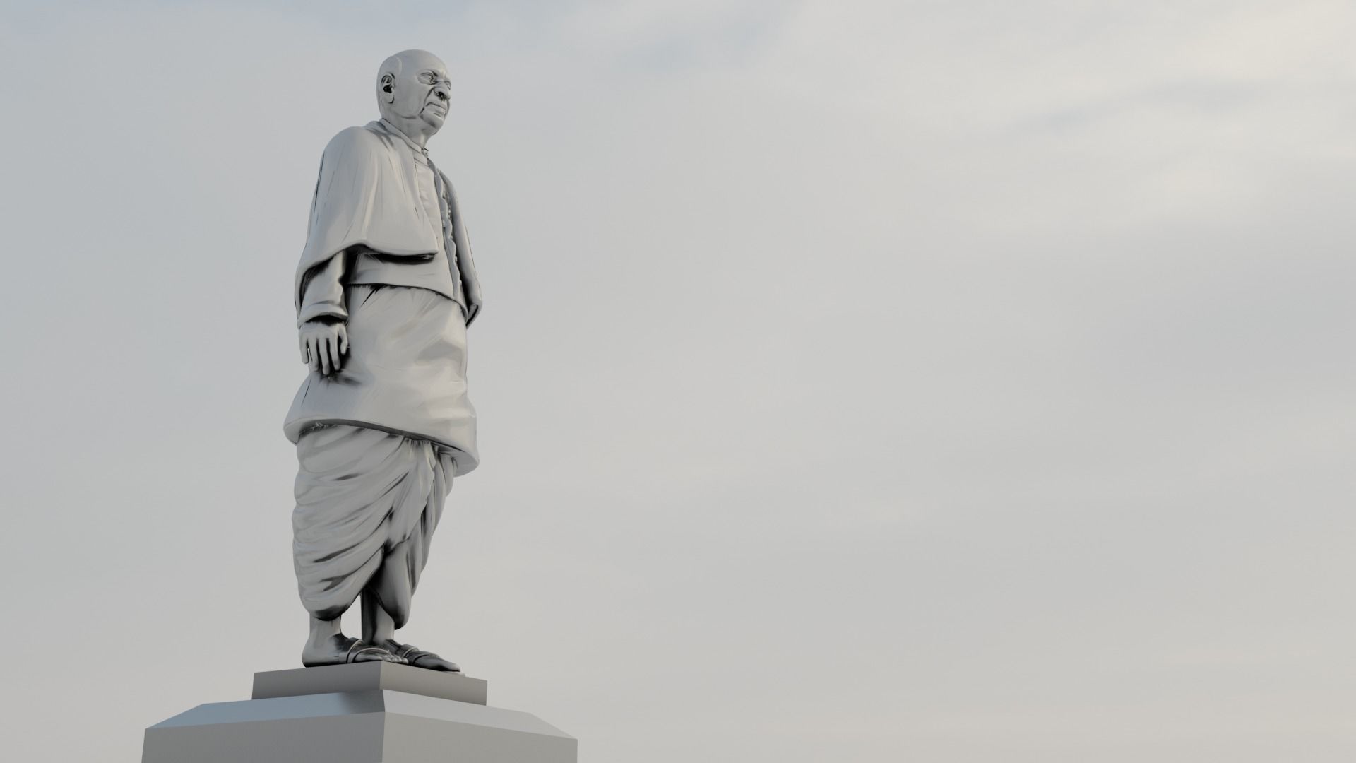 3D model Statue of Unity detailed 3D Model VR / AR / low-poly | CGTrader