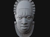 African Benin ivory mask of Queen Idia 3d print 3D model 3D printable ...