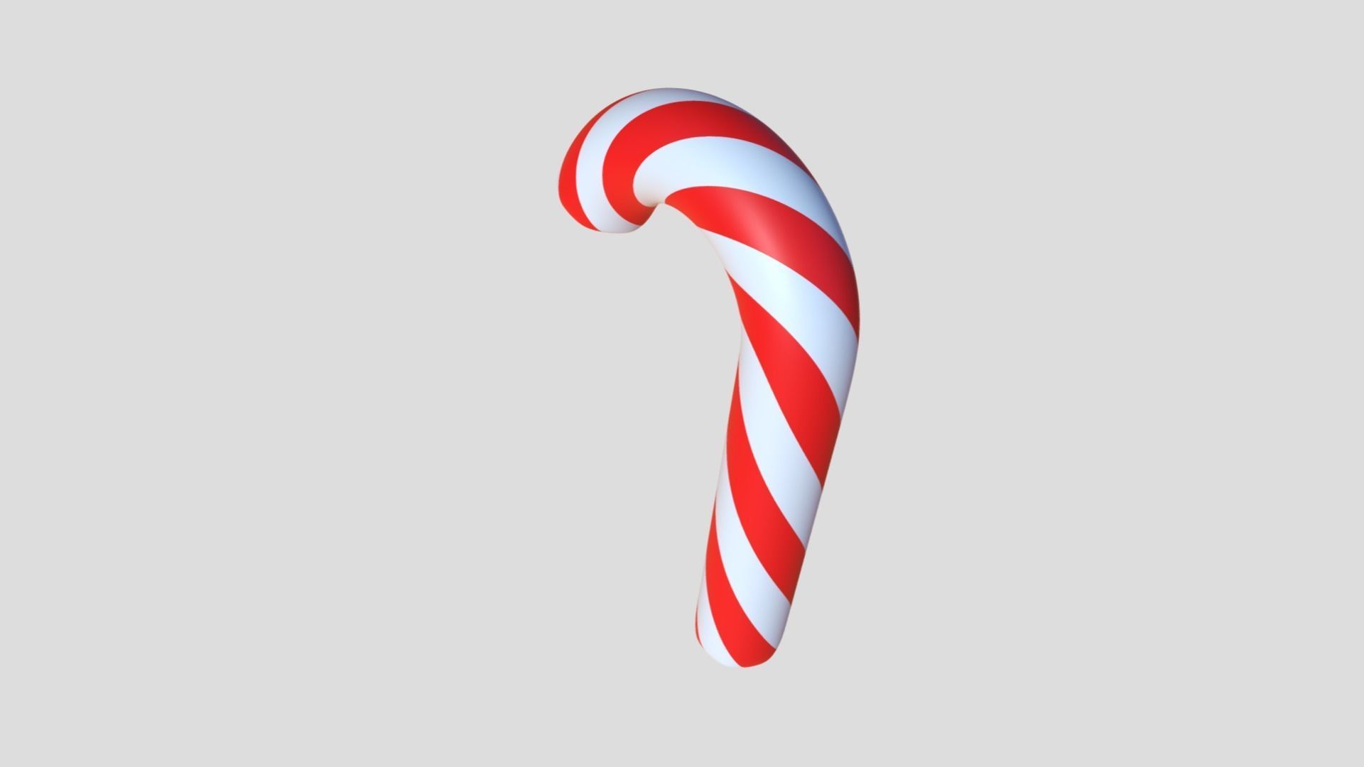 candy cane free VR / AR / low-poly 3D model | CGTrader