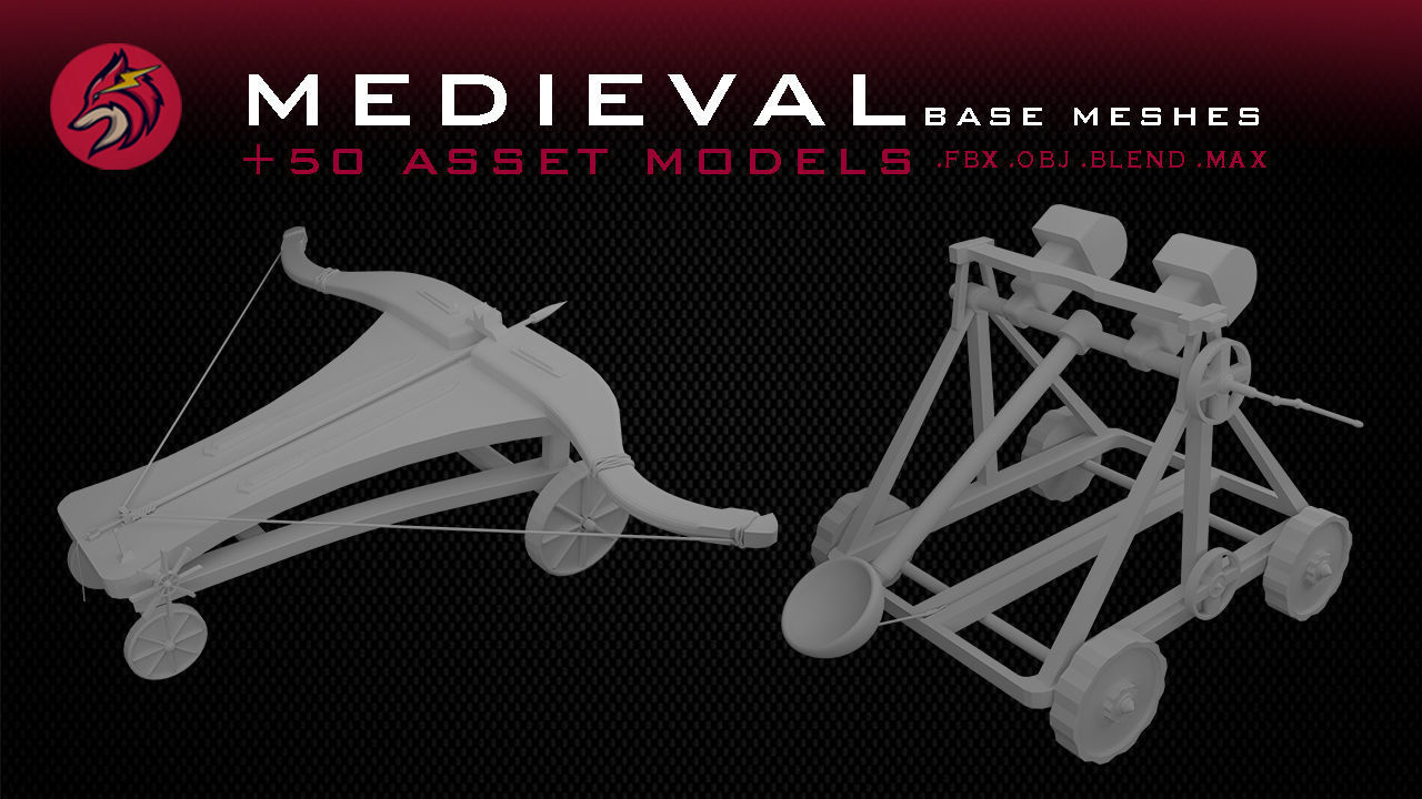 3D model Medieval asset VR / AR / low-poly | CGTrader