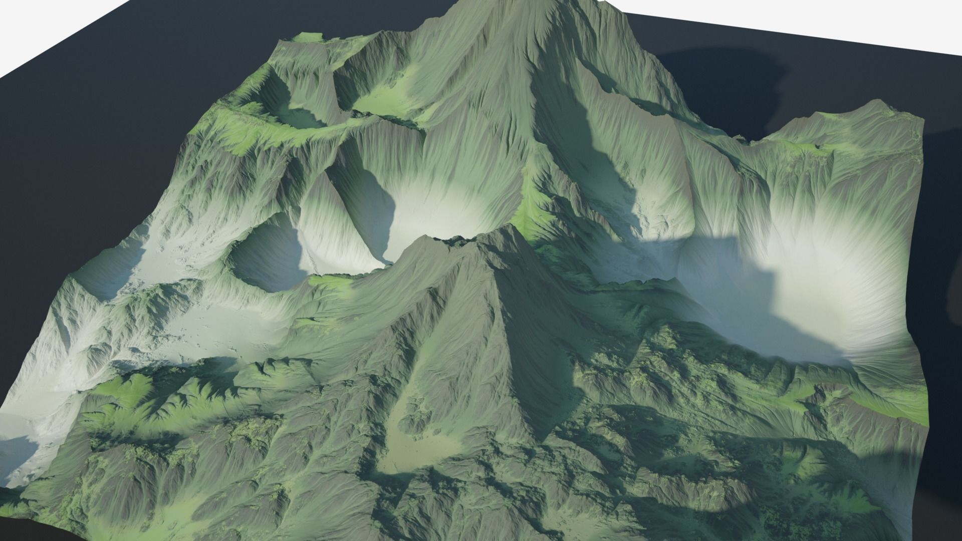 Highly detailed terrain 3D model | CGTrader