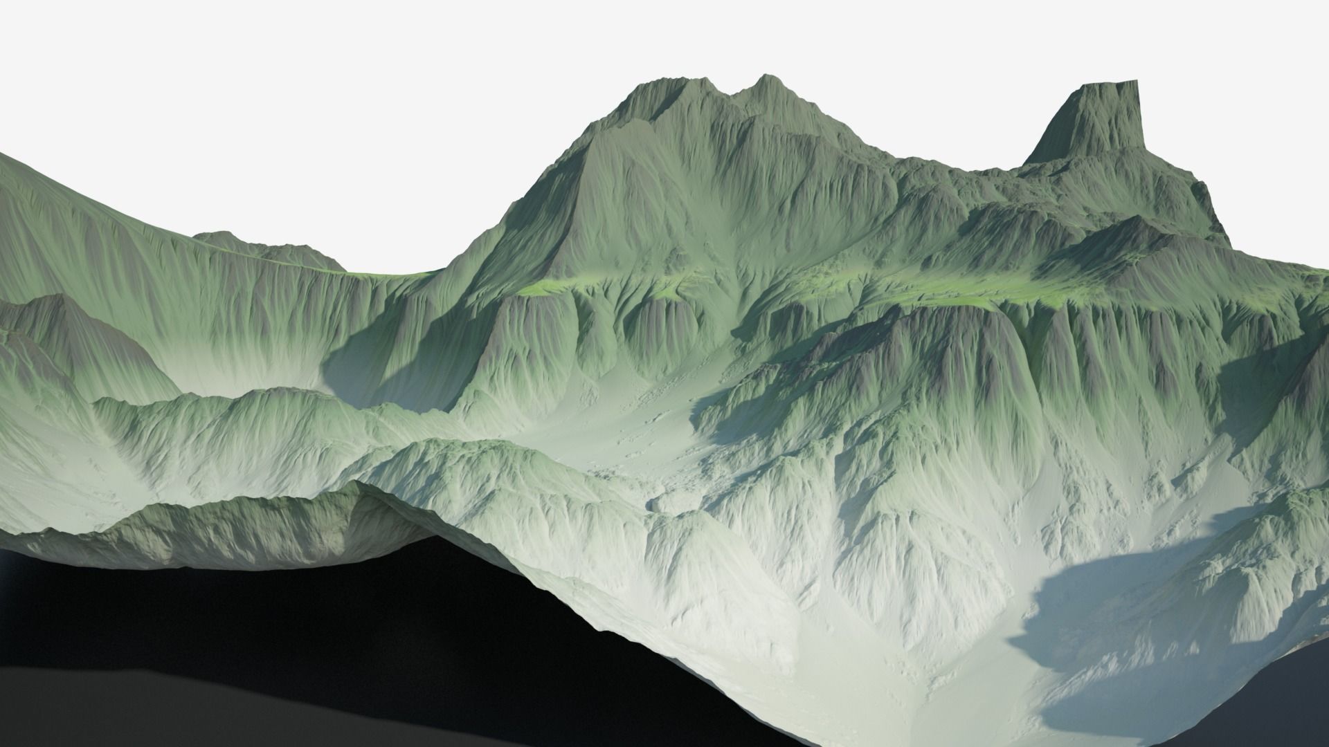 Highly detailed terrain 3D model | CGTrader