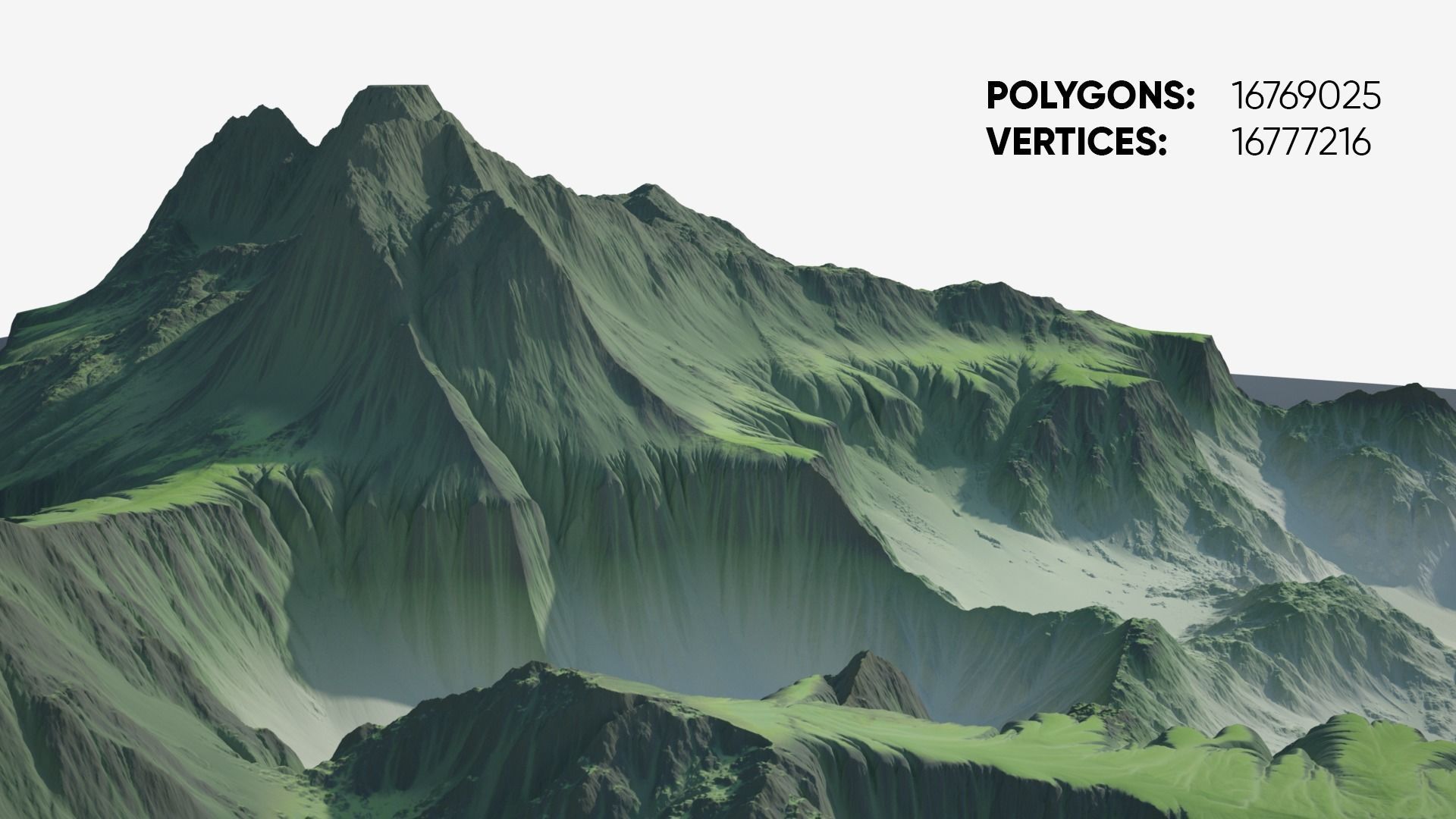 Highly detailed terrain 3D model | CGTrader