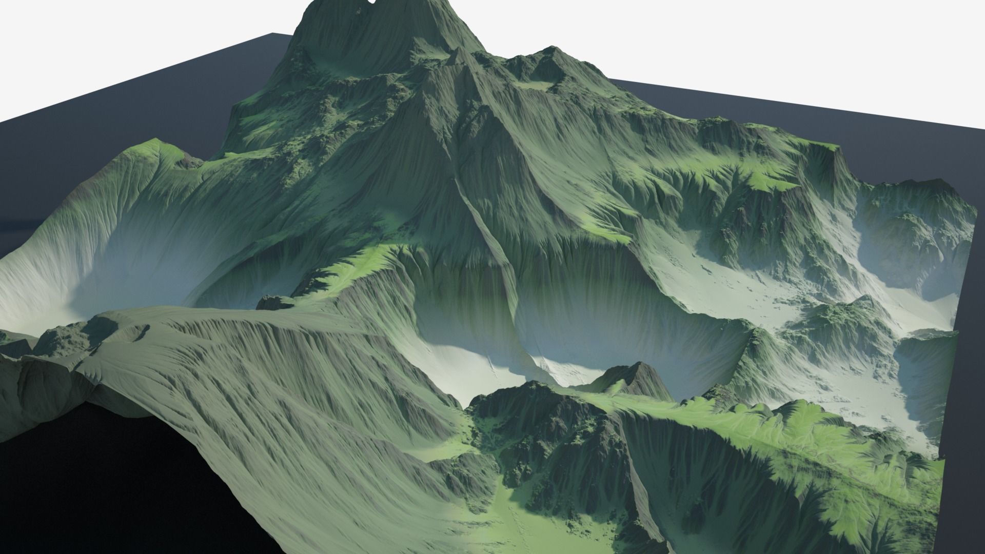 Highly detailed terrain 3D model | CGTrader