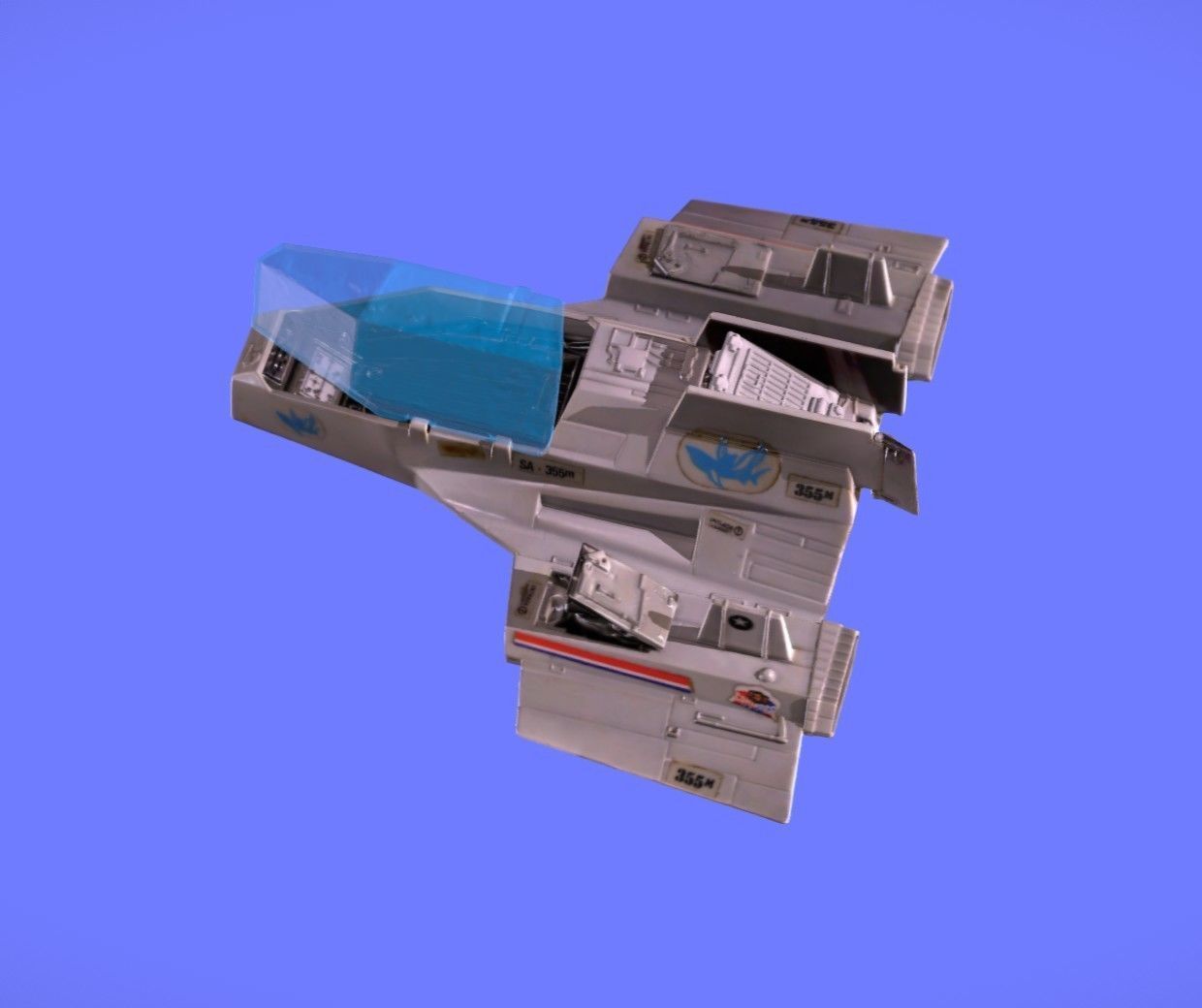 1984 GI JOE SHARC SUBMARINE - 3D SCAN ONLY - 3D model 3D printable ...