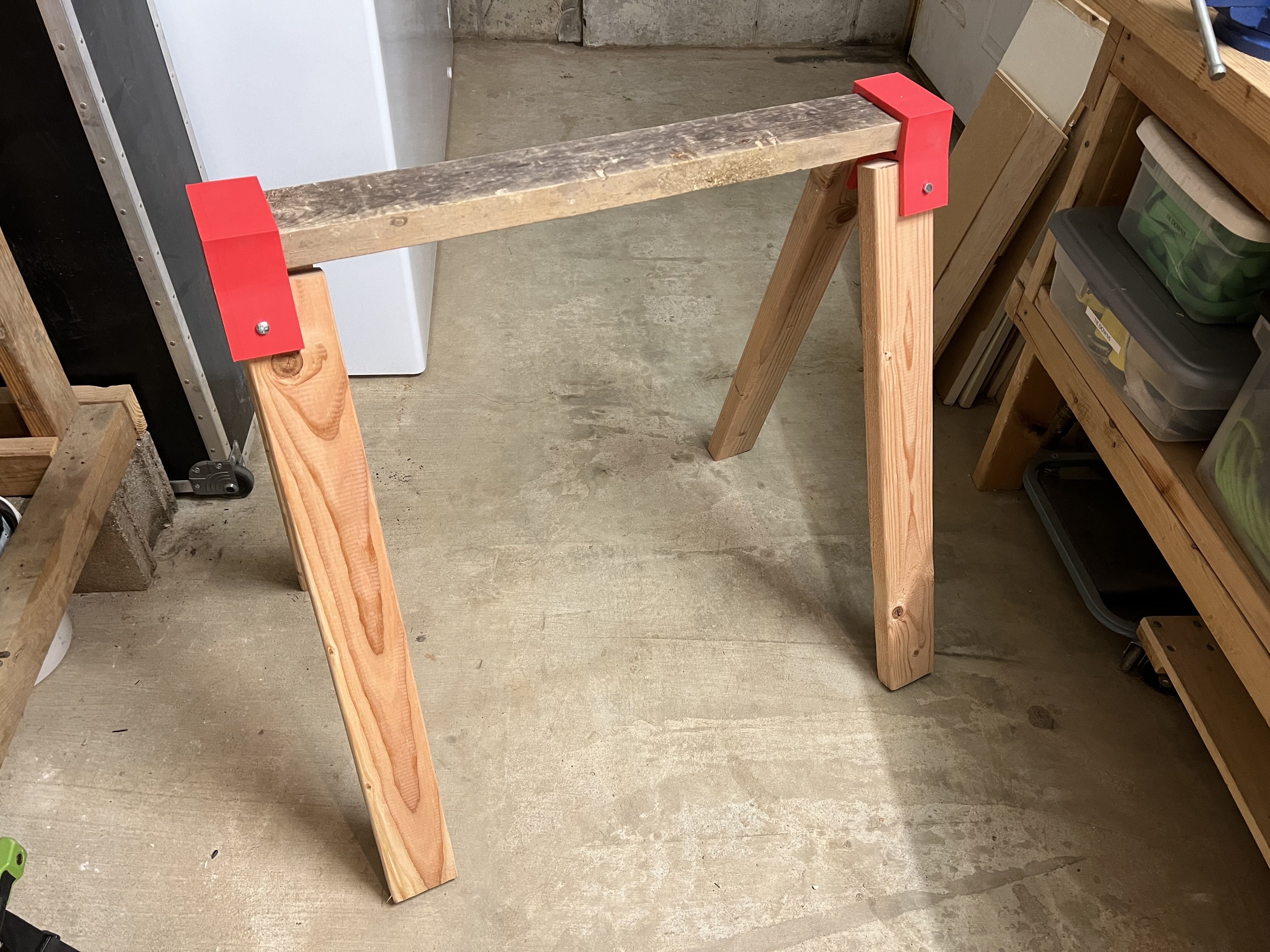 Saw Horse Bracket 3D model 3D printable | CGTrader