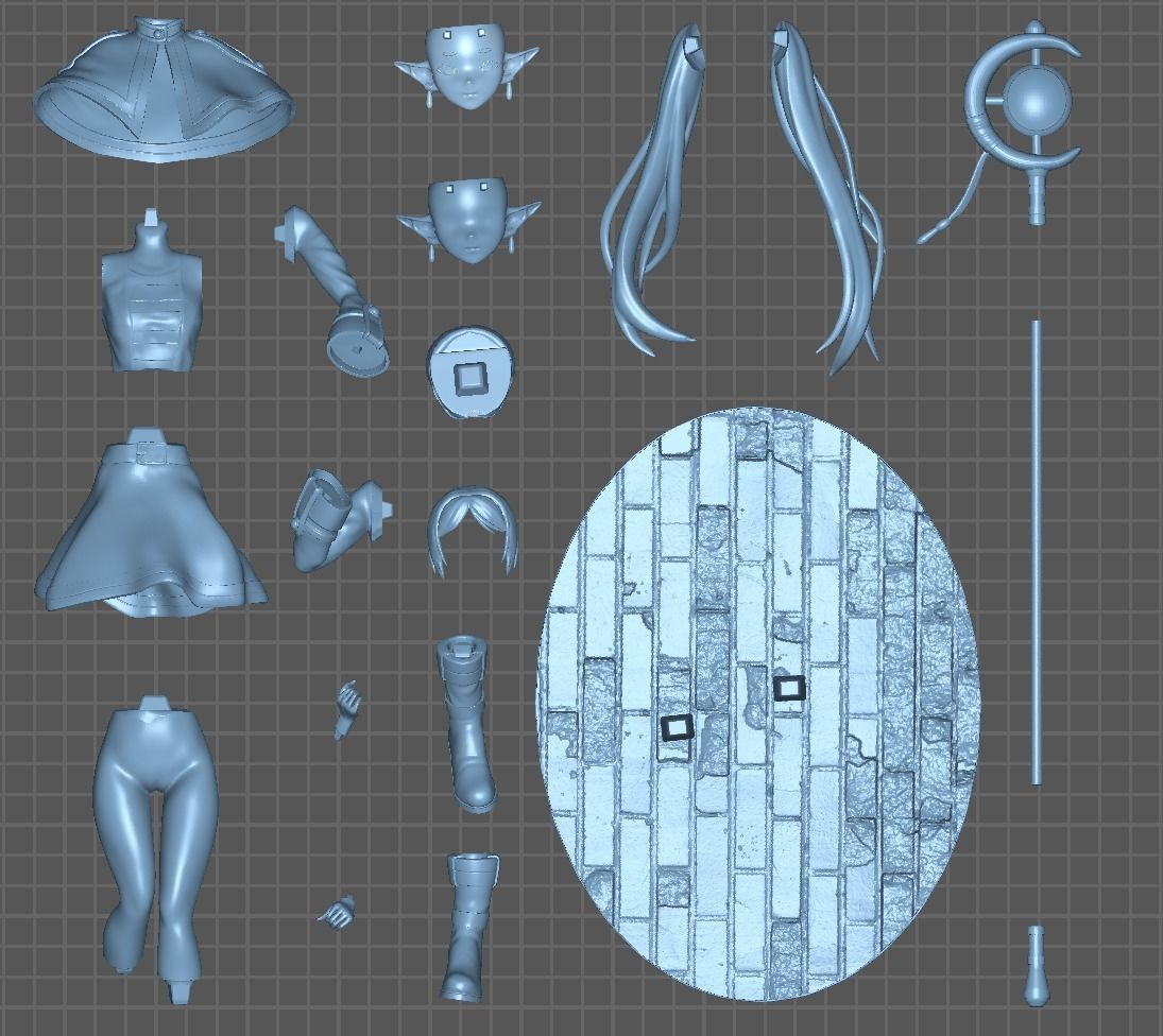 Frieren 3Dprint Figure V1 3D model 3D printable | CGTrader