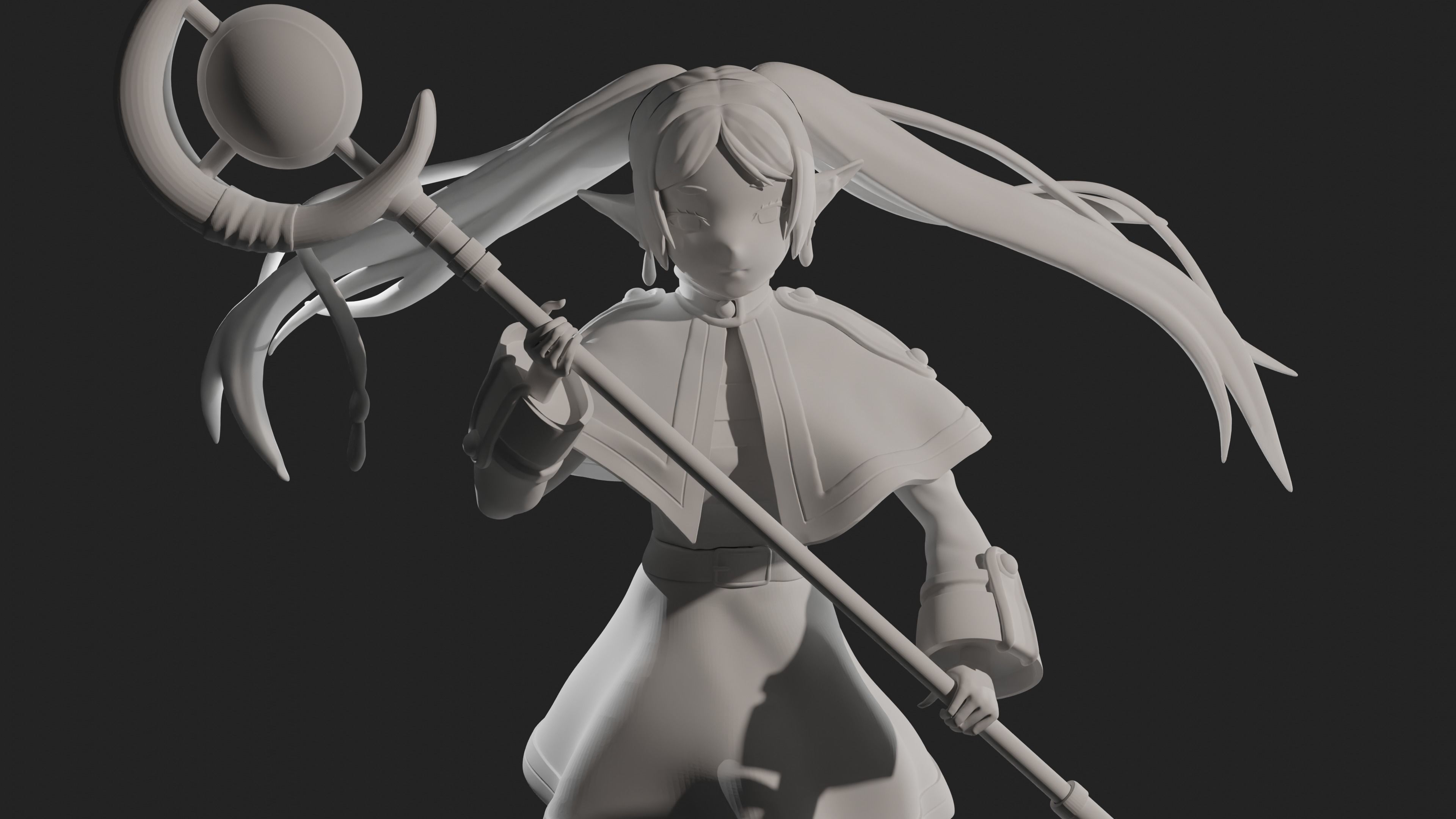 Frieren 3Dprint Figure V1 3D model 3D printable | CGTrader