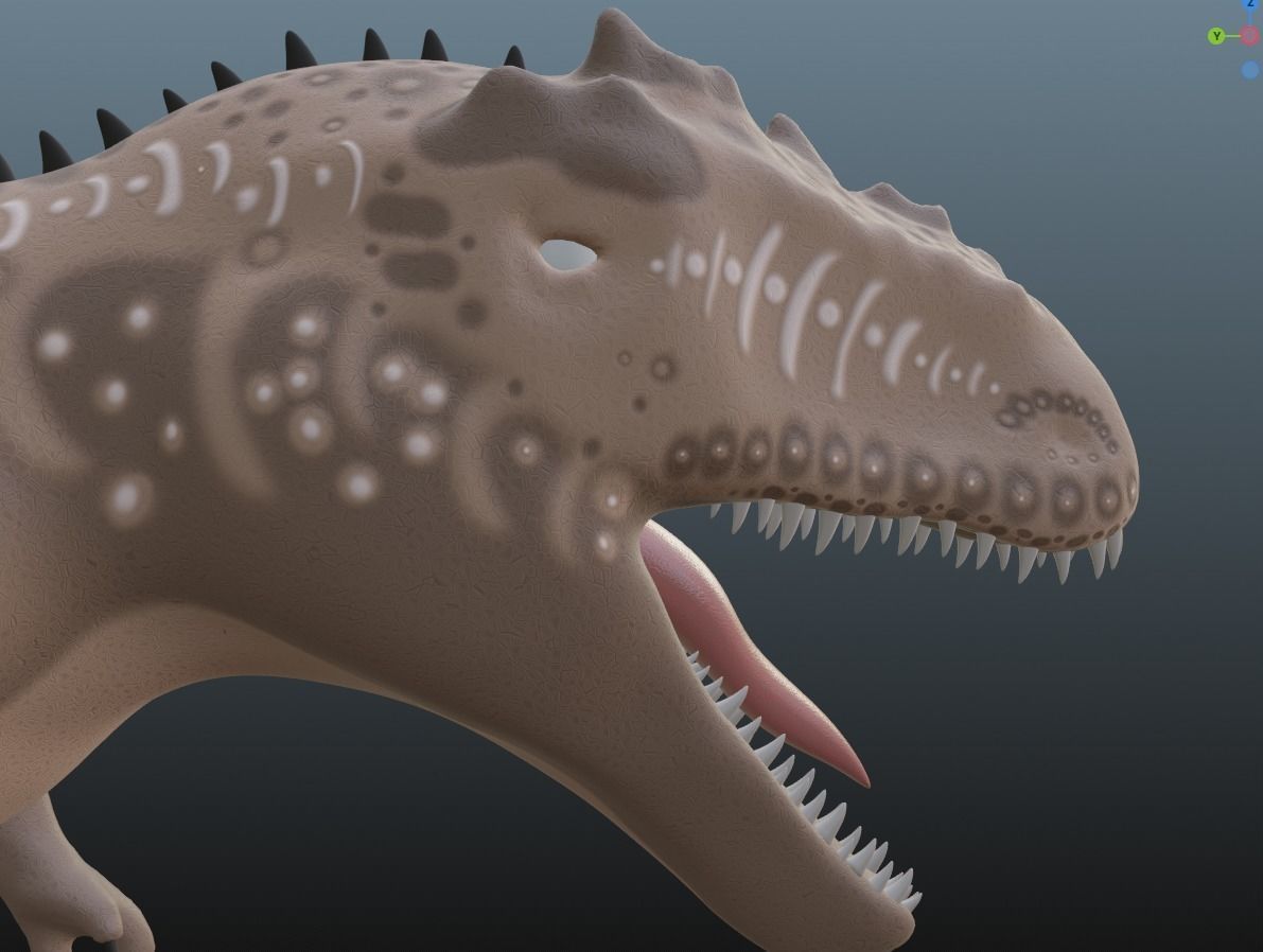 3D model Giganotosaurus VR / AR / low-poly | CGTrader