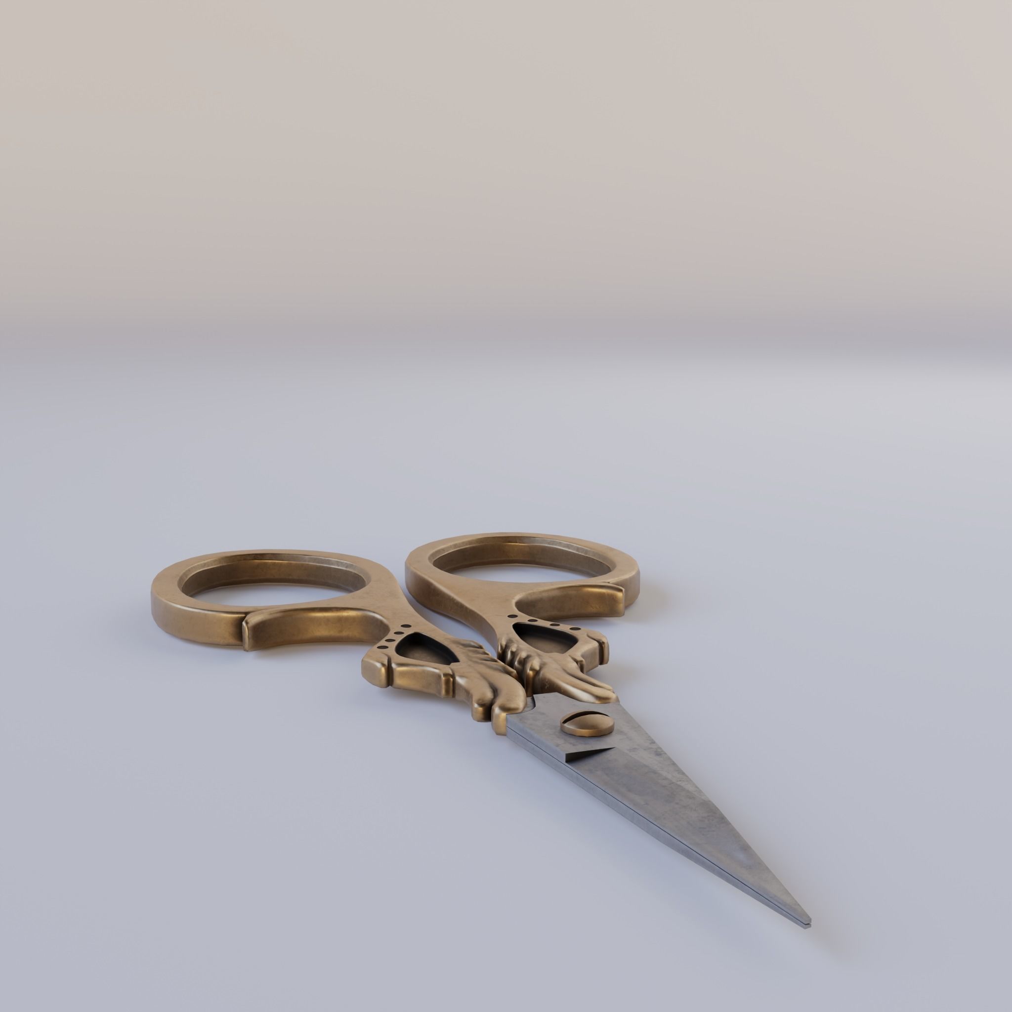 3D model Vintage Scissors VR / AR / low-poly | CGTrader